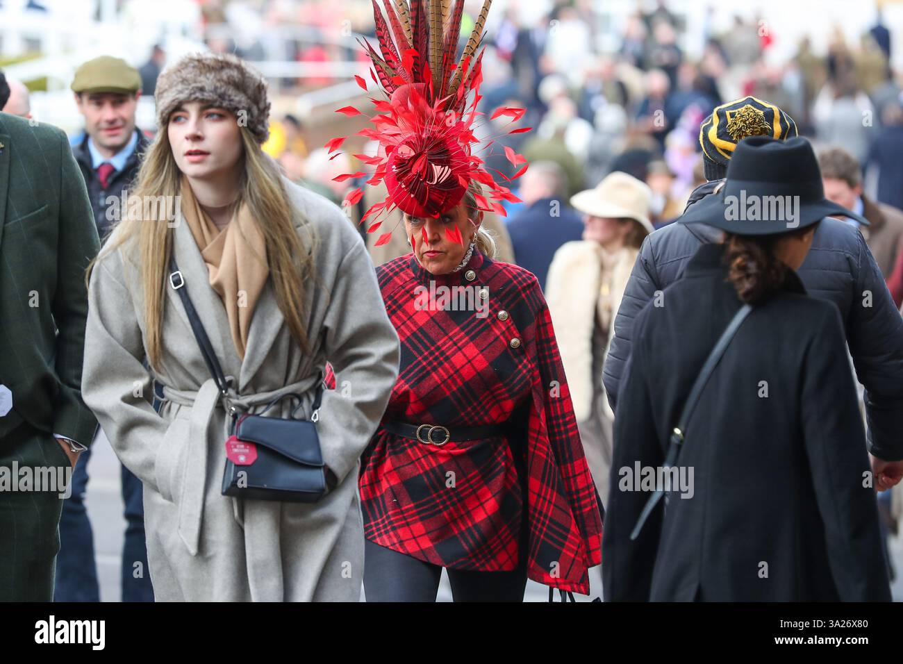 racegoers begin to arrive ahead of the Cheltenham Festival 2025 Style ...