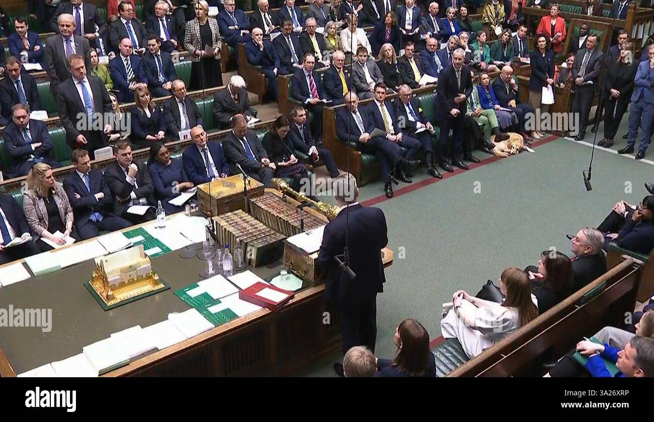 Screen grab of Prime Minister Sir Keir Starmer speaking during Prime ...