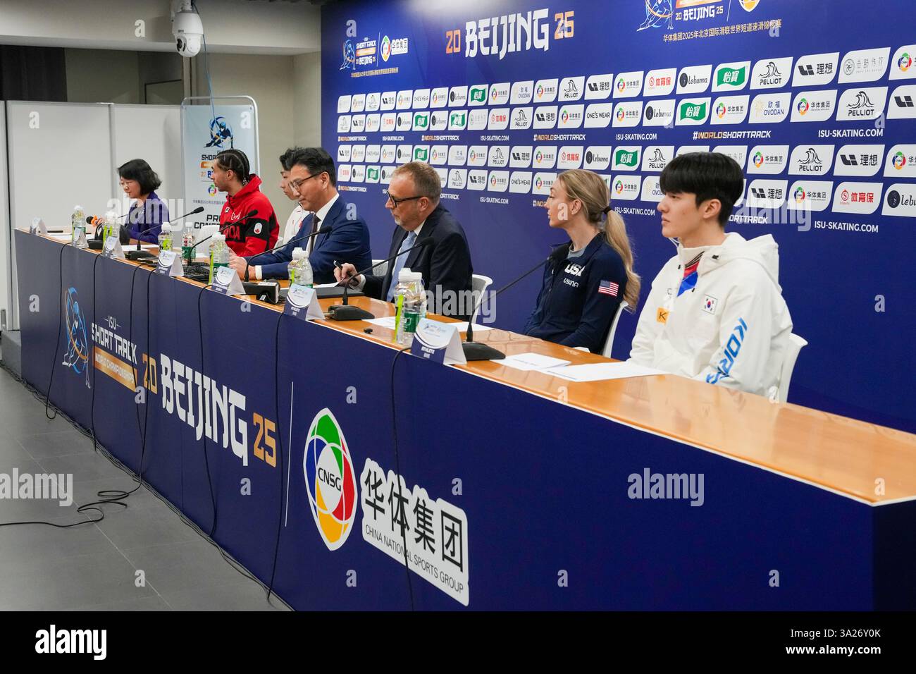 BEIJING, CHINA - MARCH 12: William Dandjinou of Canada, Long Sun of ...