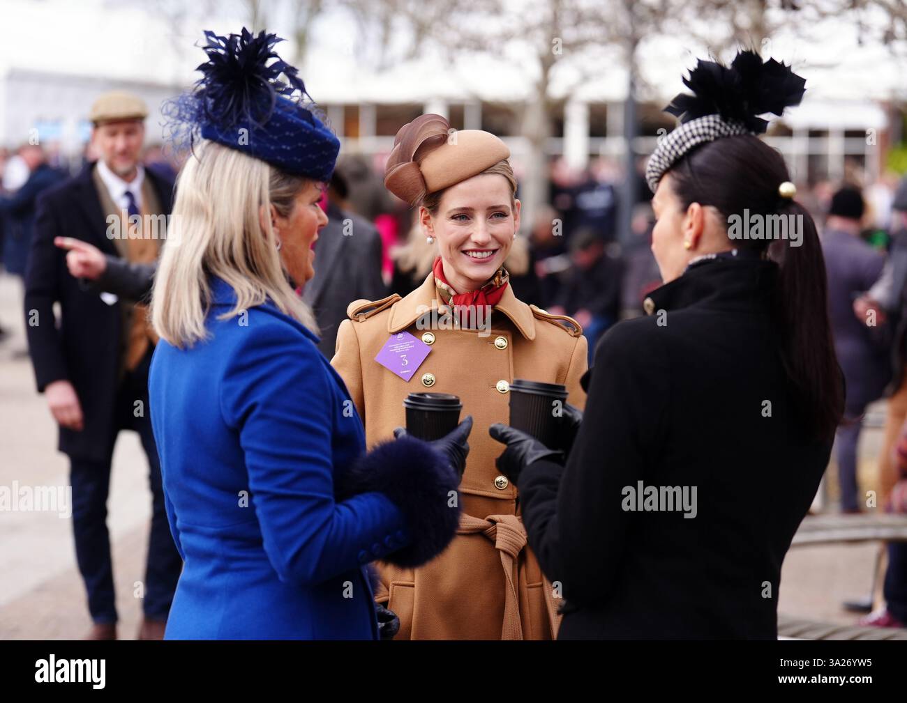 Racegoers on day two of the 2025 Cheltenham Festival at Cheltenham ...