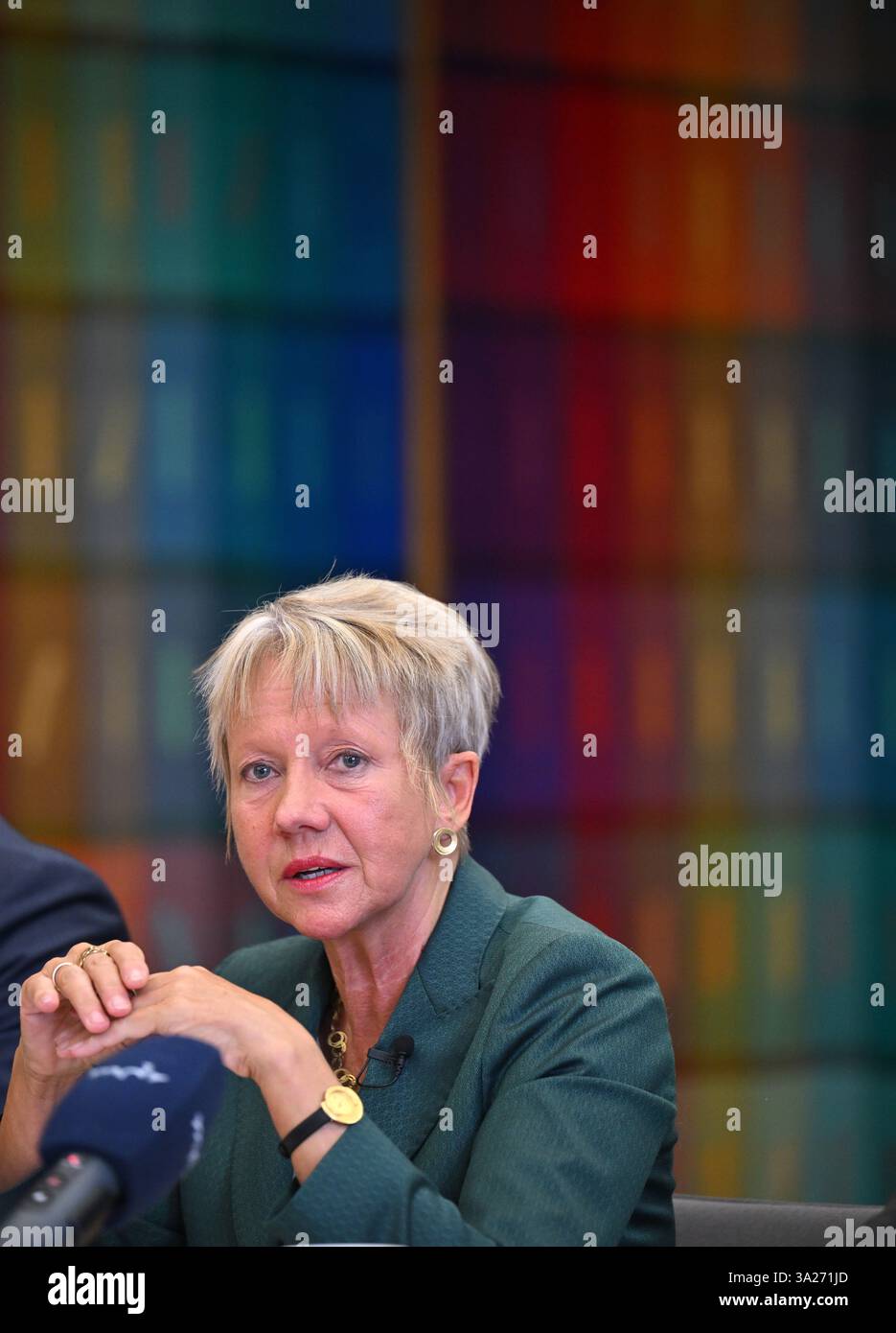 Erfurt, Germany. 12th Mar, 2025. Inken Gallner, President of the ...