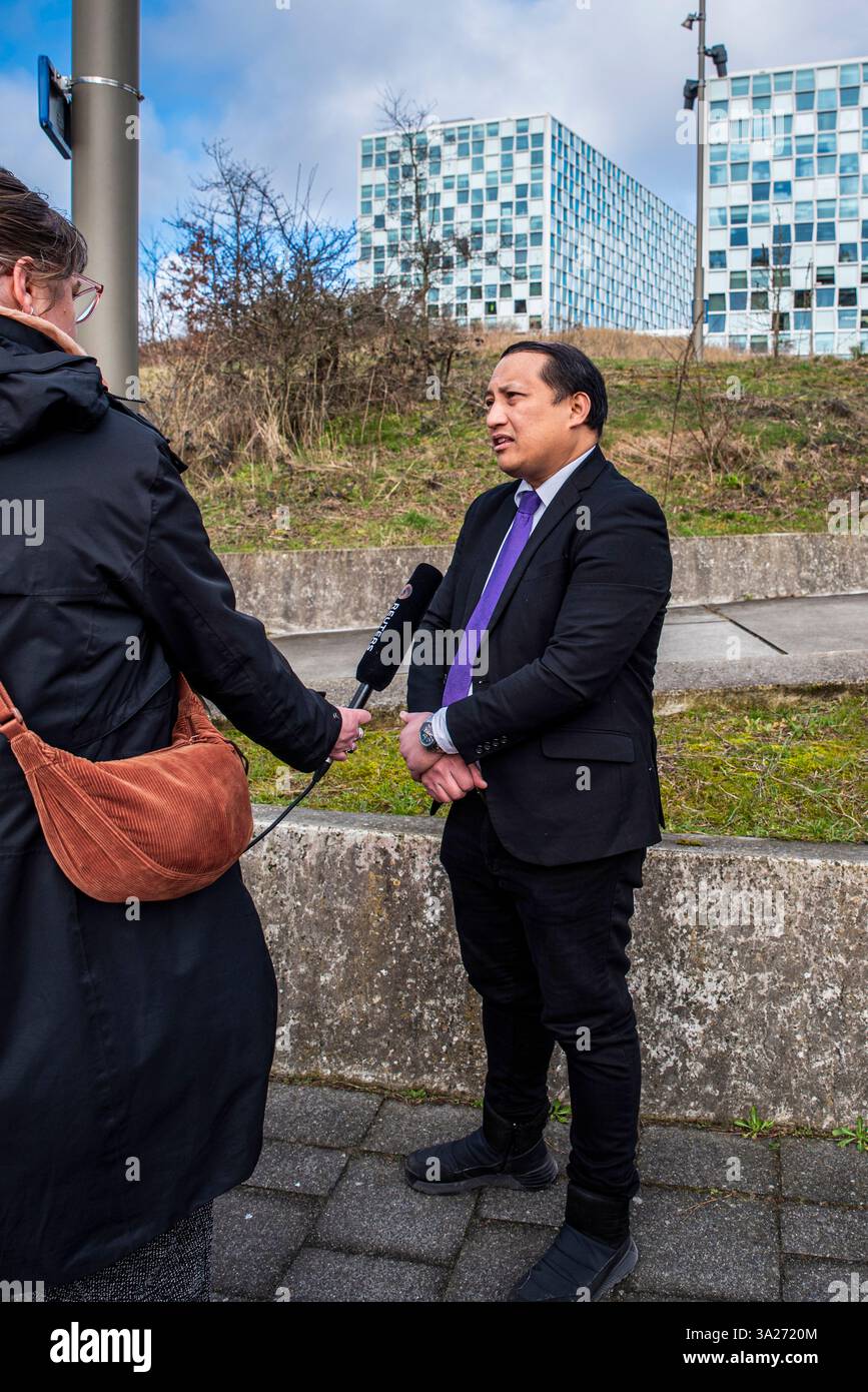 March 12, 2025, The Hague, South Holland, Netherlands: Attorney for ...
