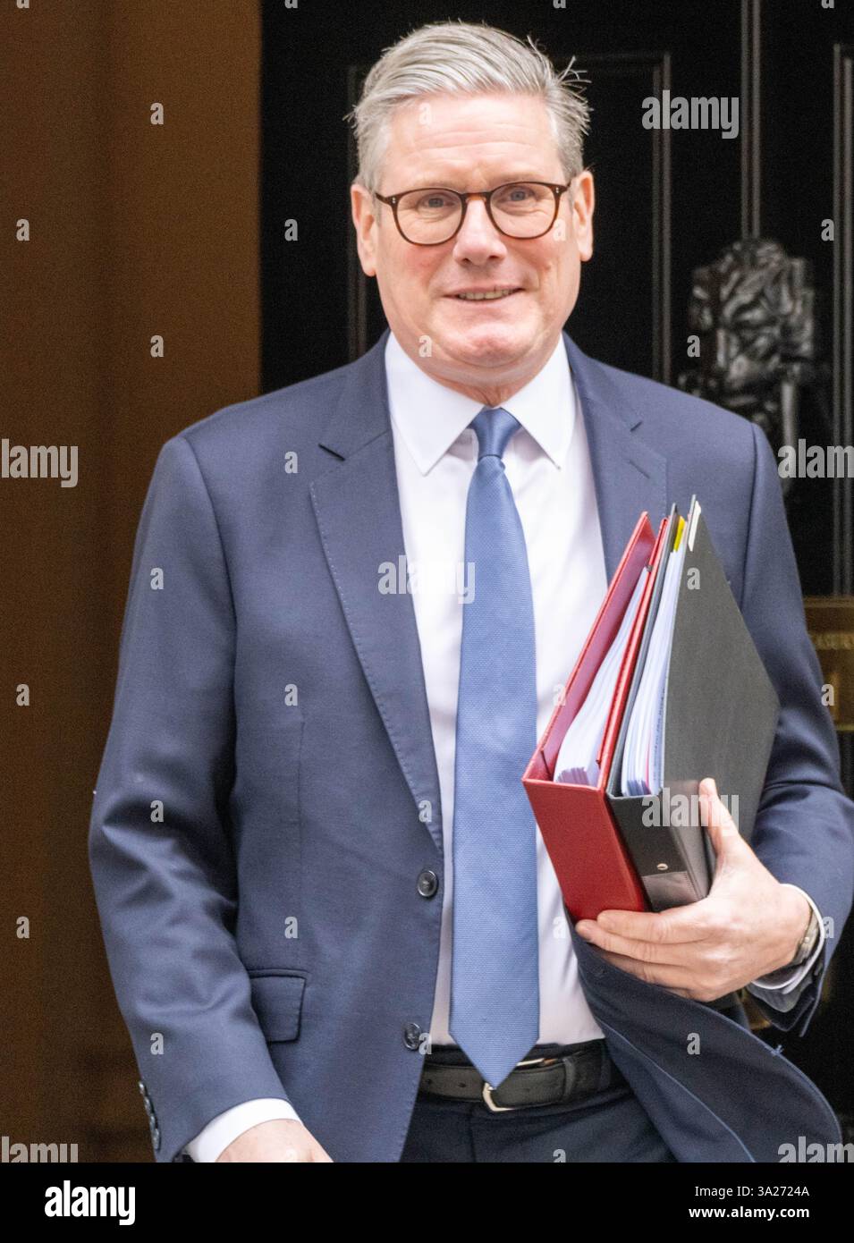 London, UK. 12th Mar, 2025. Kier Starmer, Prime Minister, leaves 10 ...