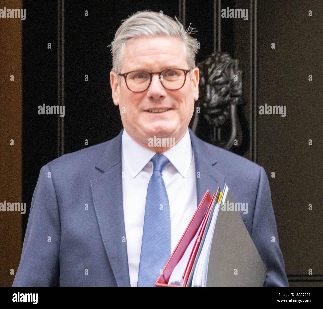 London, UK. 12th Mar, 2025. Kier Starmer, Prime Minister, leaves 10 ...