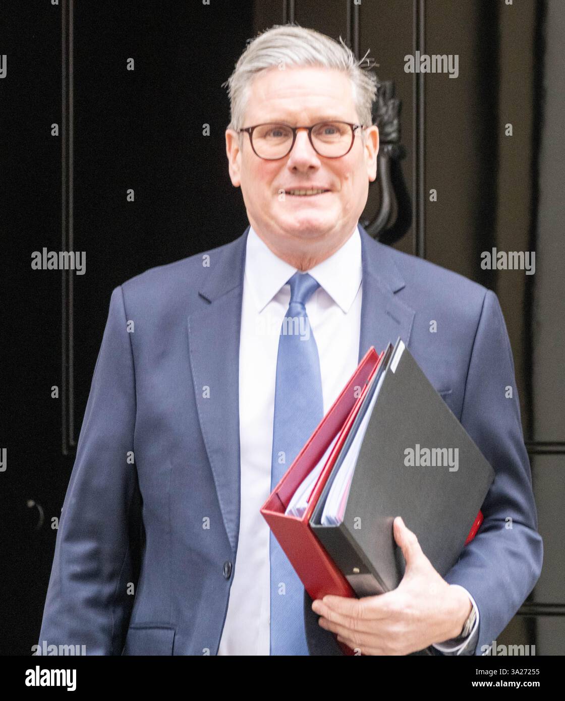 London, UK. 12th Mar, 2025. Kier Starmer, Prime Minister, leaves 10 ...