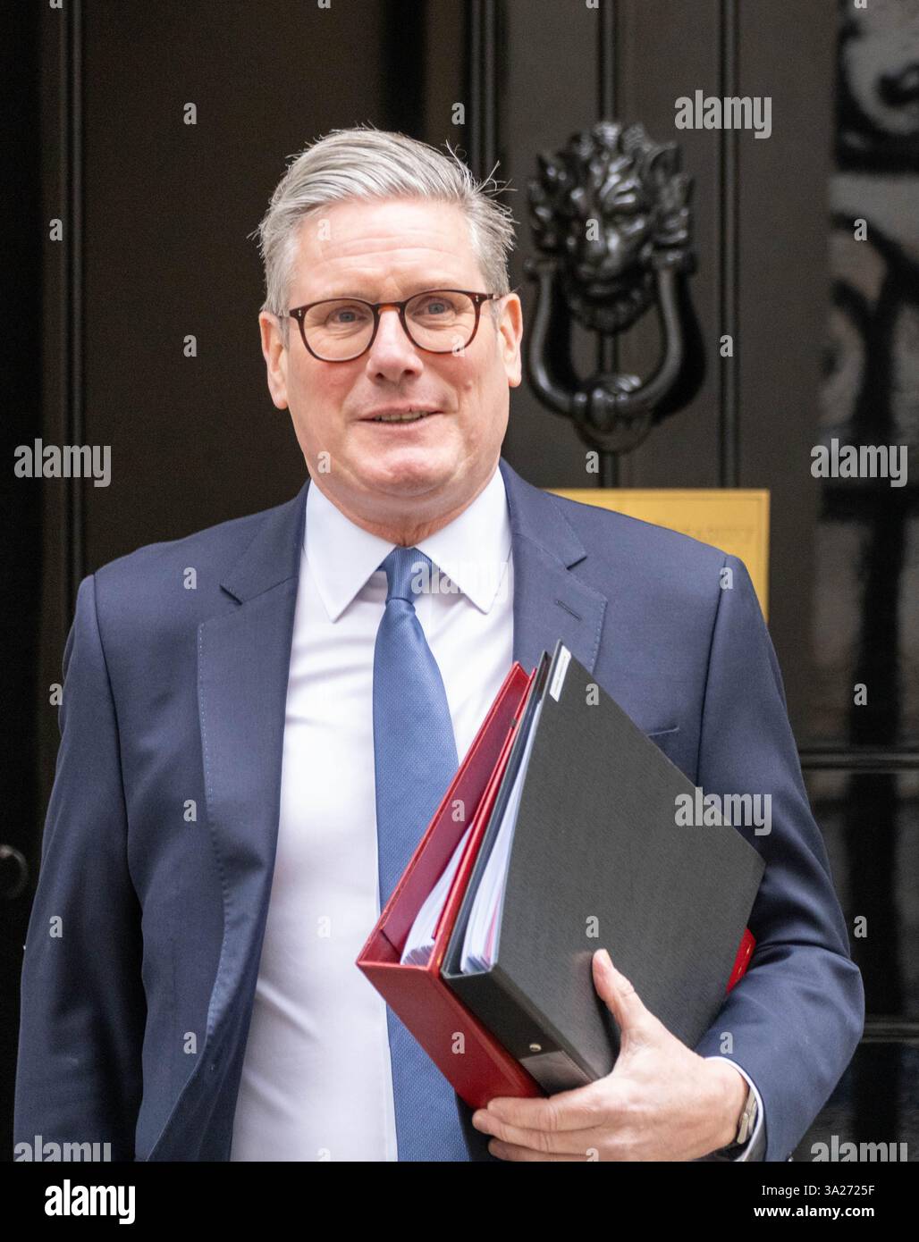 London, UK. 12th Mar, 2025. Kier Starmer, Prime Minister, leaves 10 ...