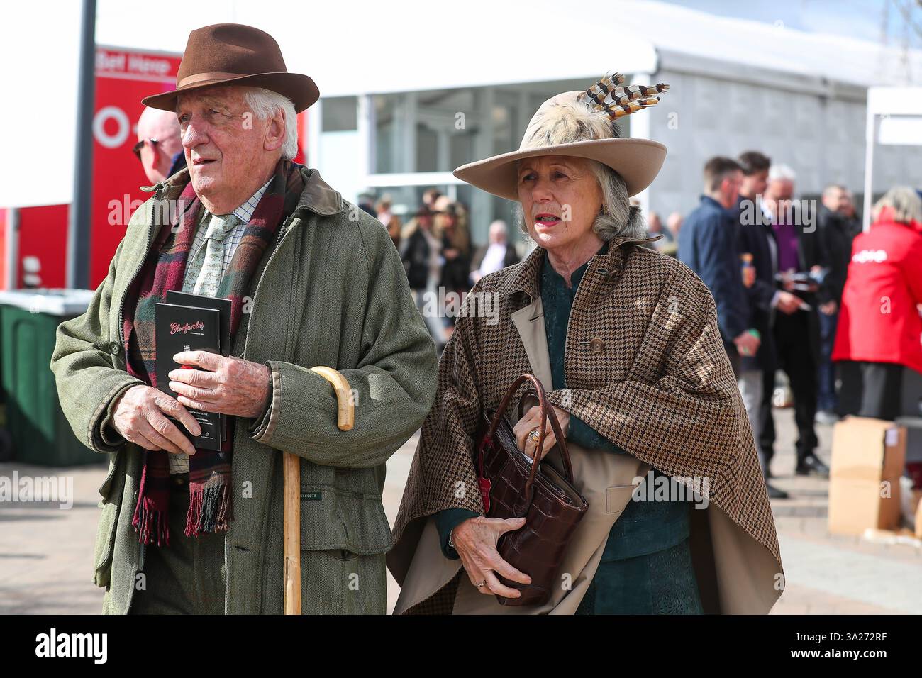 racegoers begin to arrive at the Cheltenham Festival 2025 Style ...