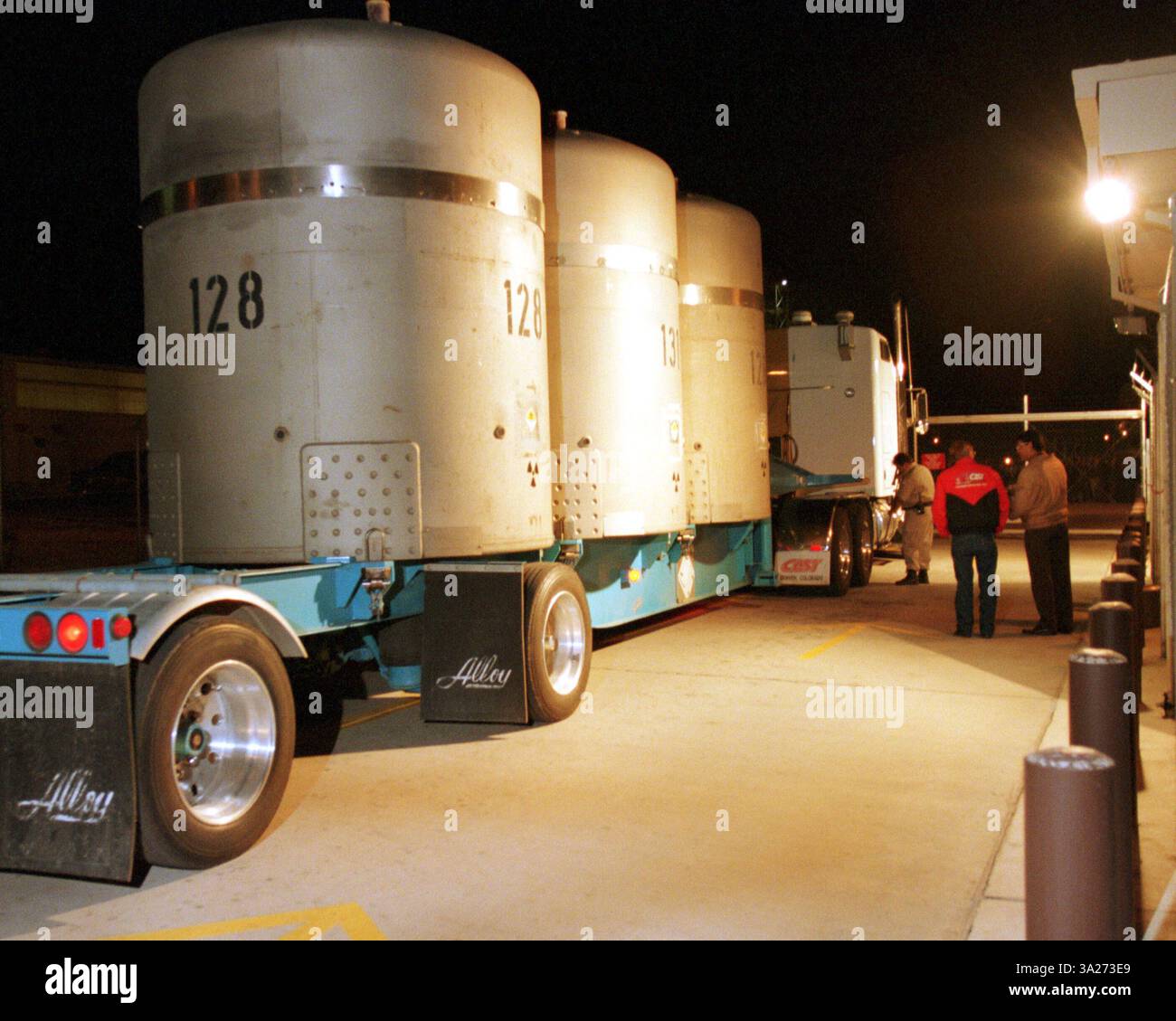 Mar 26, 1999; Carlsbad, NM, USA; The first radioactive waste arrives ...