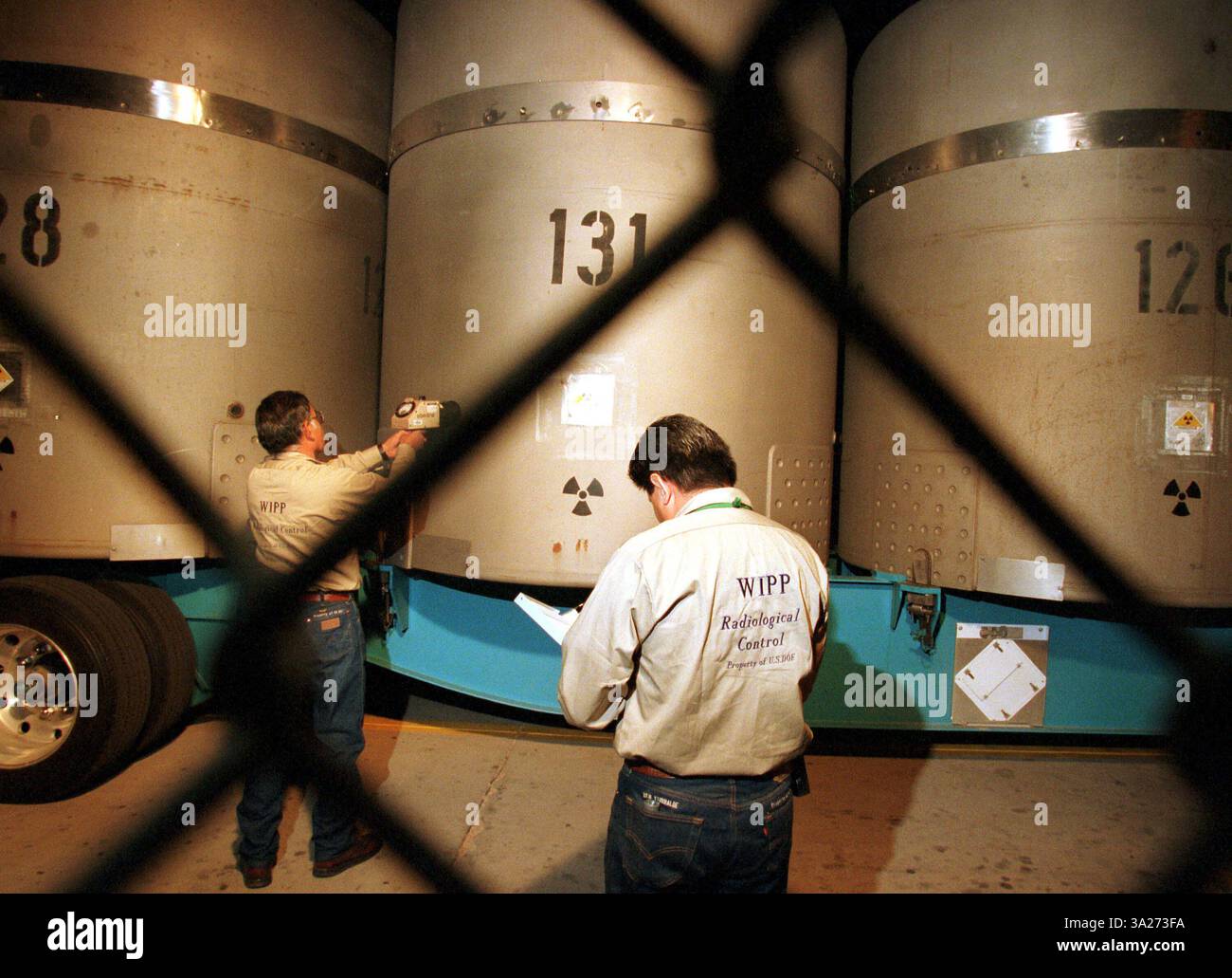 Mar 26, 1999; Carlsbad, NM, USA; The first load of nuclear waste ...