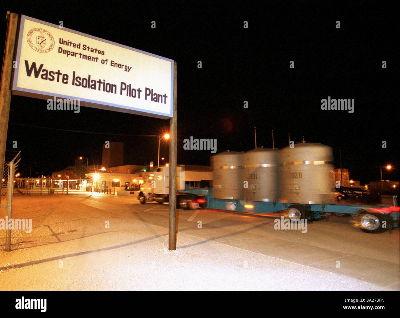 Mar 26, 1999; Carlsbad, NM, USA; The first load of nuclear waste ...