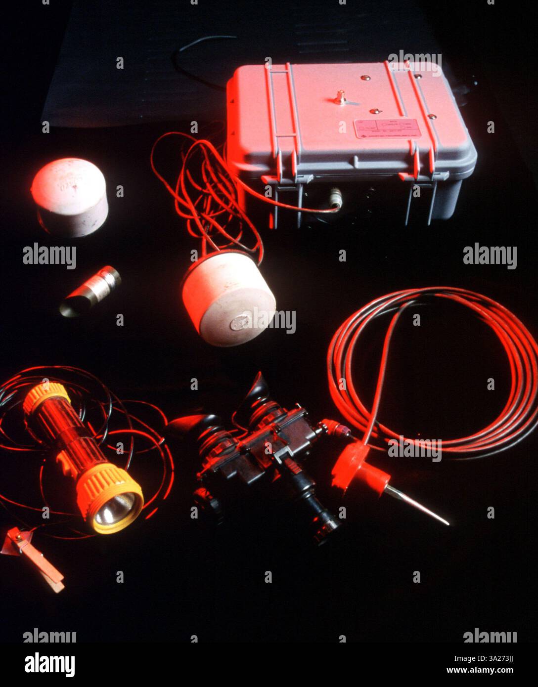 Sep 05, 1999; Columbus, New Mexico, USA; Equipment used by the US ...