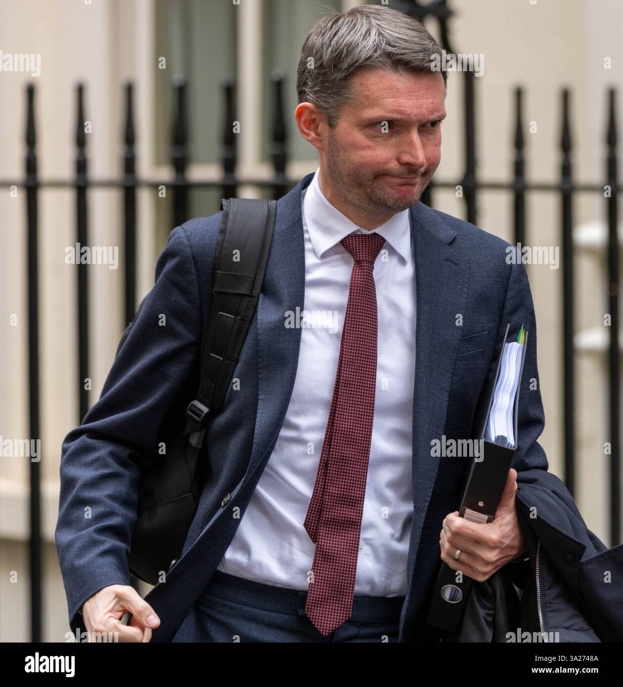 London, UK. 12th Mar, 2025. Chris Ward MP, Parliamentary Private ...