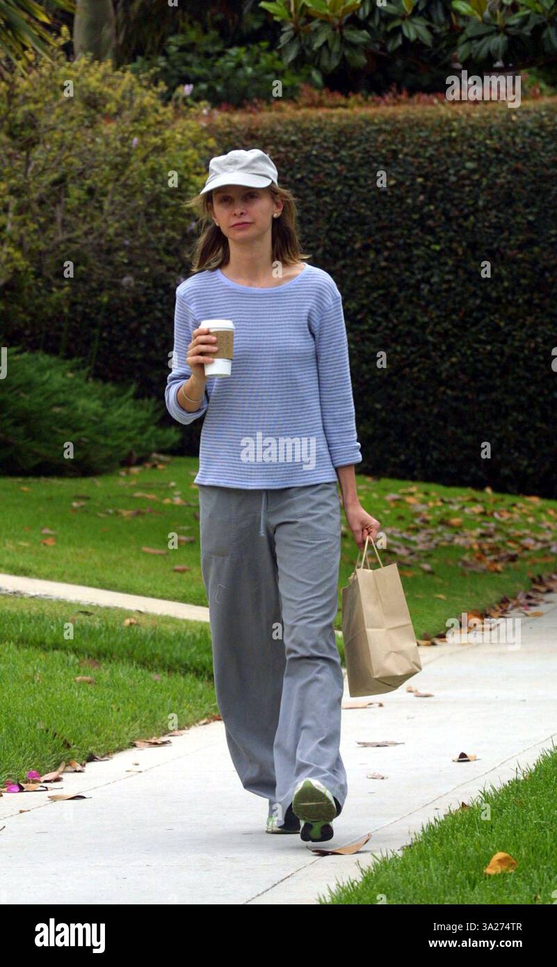 Jun 07, 2001; Los Angeles, CA, USA; ! Actor CALISTA FLOCKHART looks ...