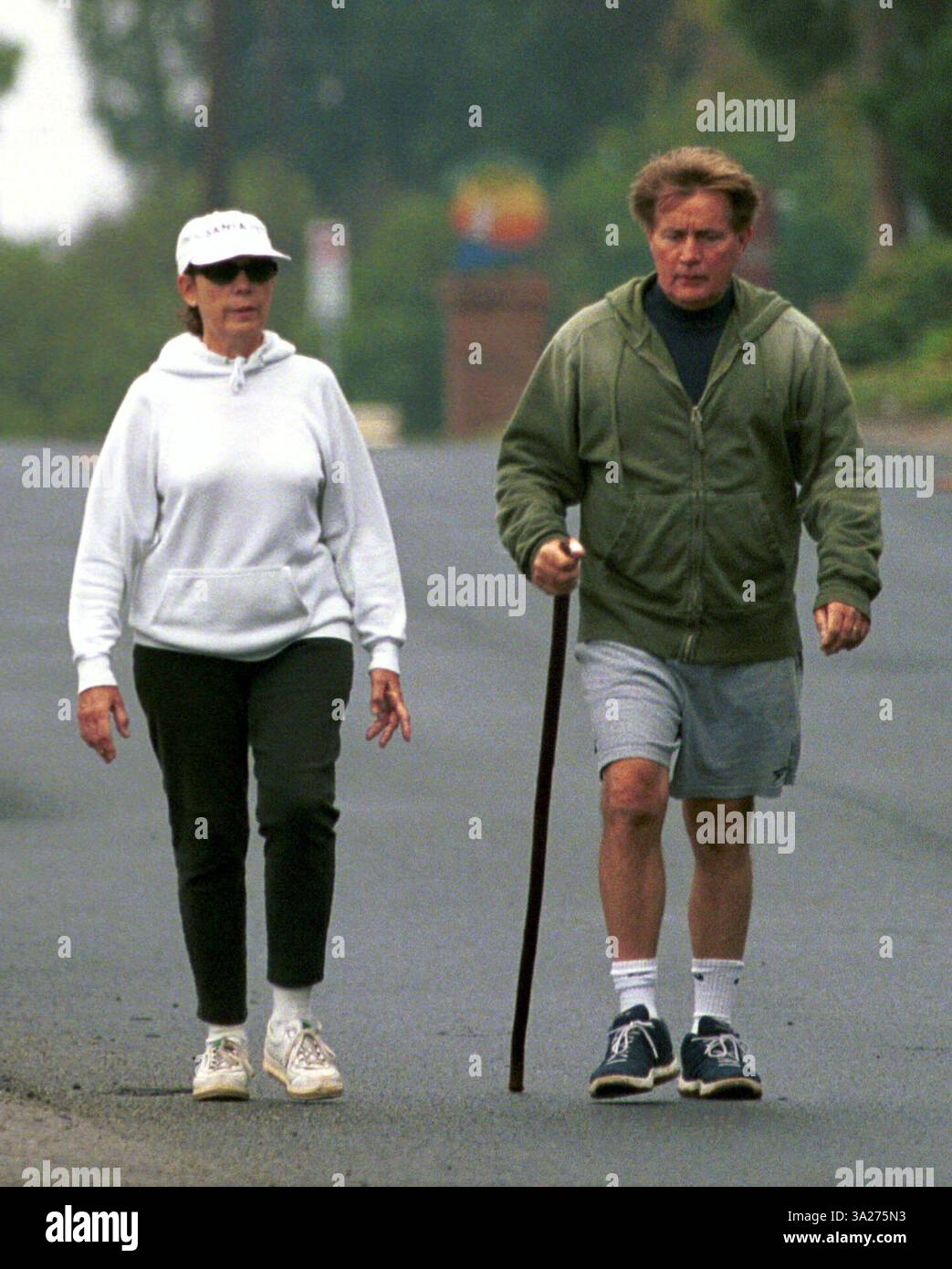 Nov 04, 2001; Malibu, California, USA; ! MARTIN SHEEN walks softly and ...