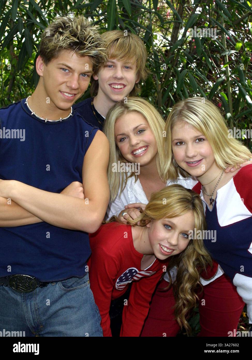 Mar 29, 2002; West Hollywood, CA, USA; Pop group 'Jump5' during an ...