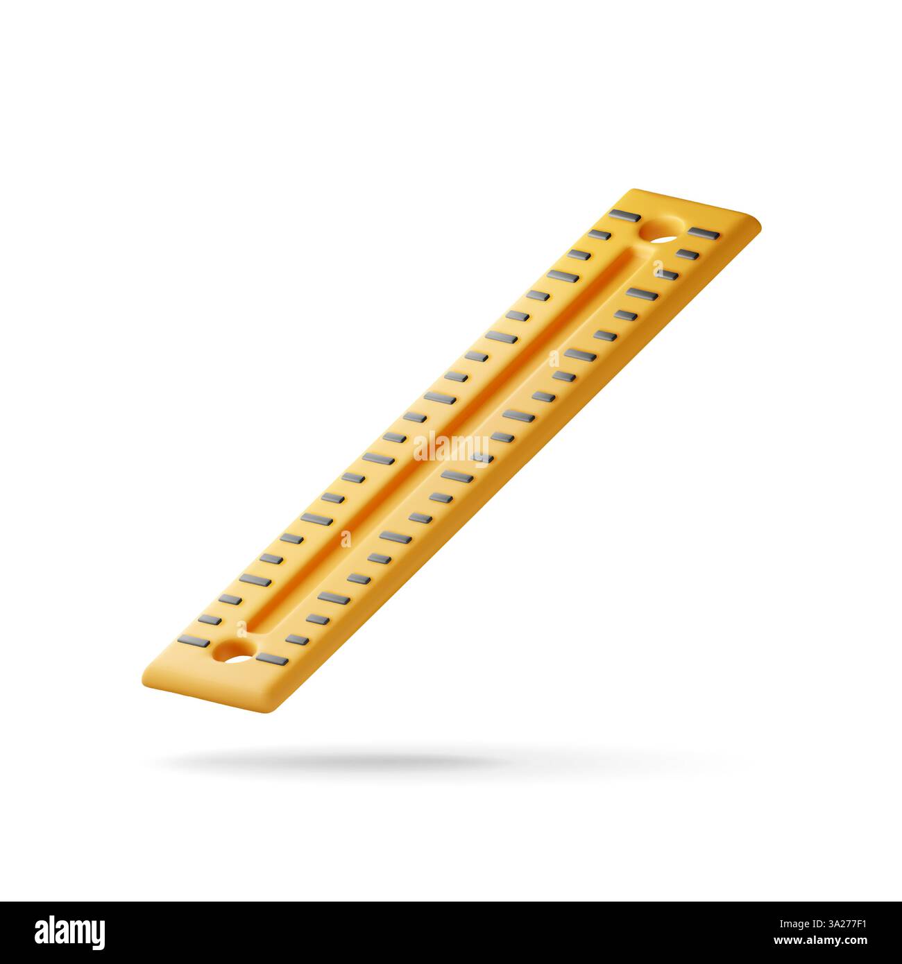 3D plastic measuring ruler Stock Vector Image & Art - Alamy