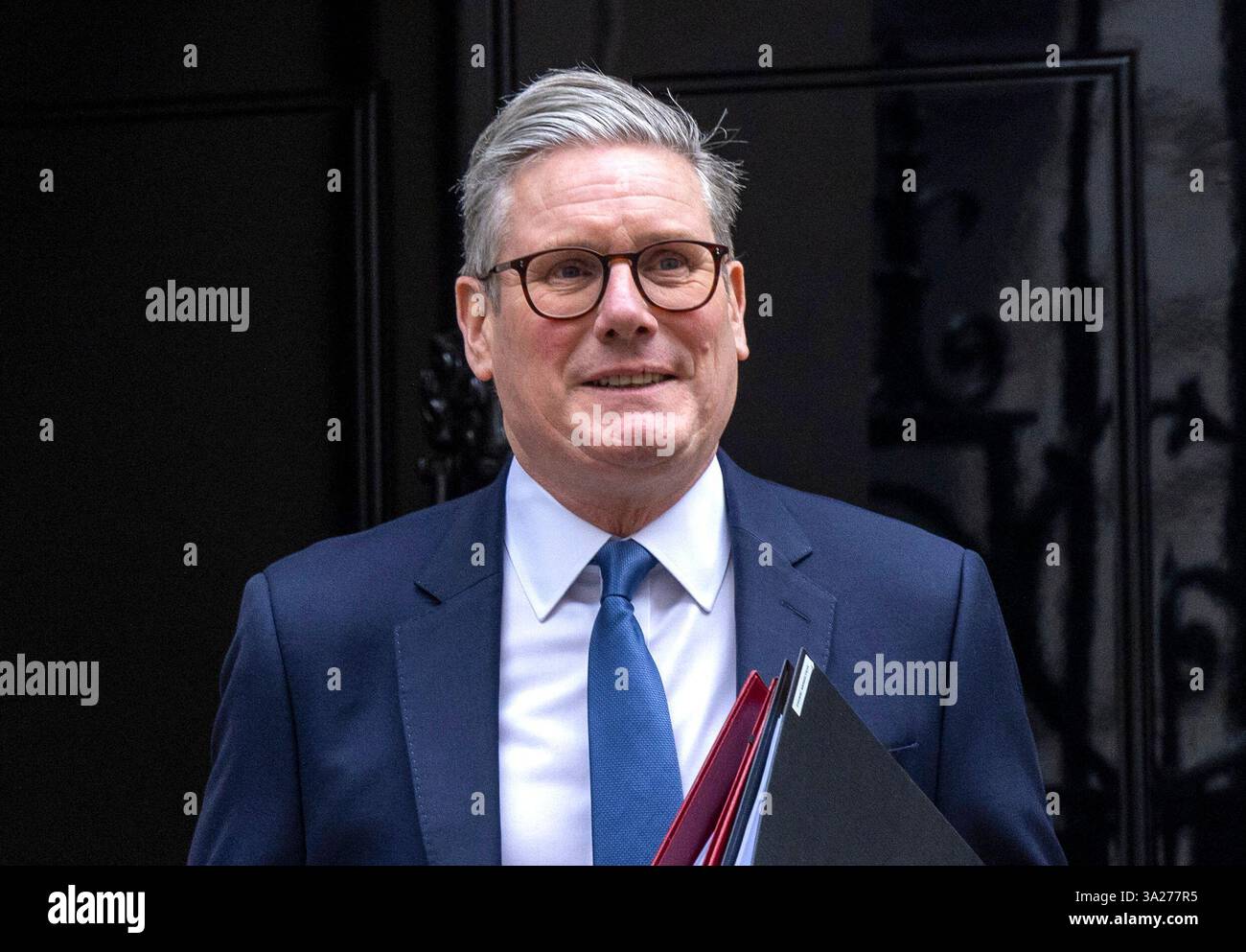 London, UK. 12th Mar, 2025. Prime Minister, Keir Starmer, leaves Number ...