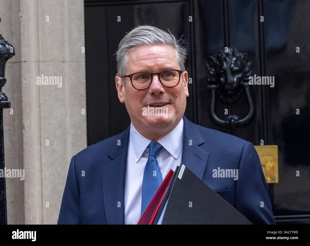 London, UK. 12th Mar, 2025. Prime Minister, Keir Starmer, leaves Number ...