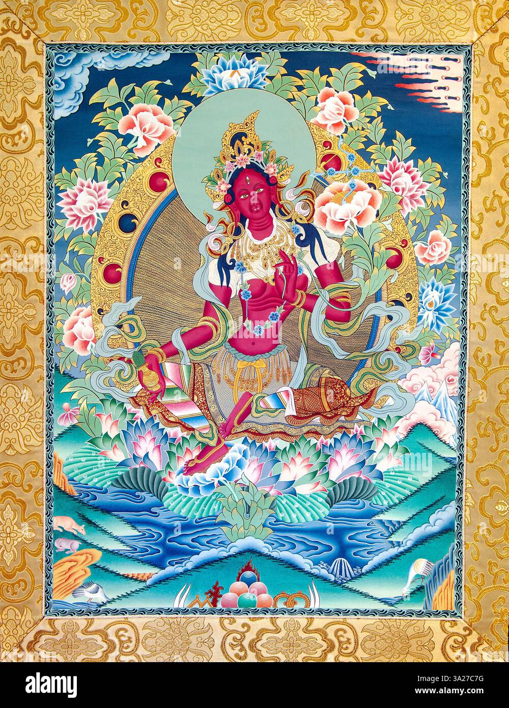 Buddhist goddess Tara Stock Photo - Alamy
