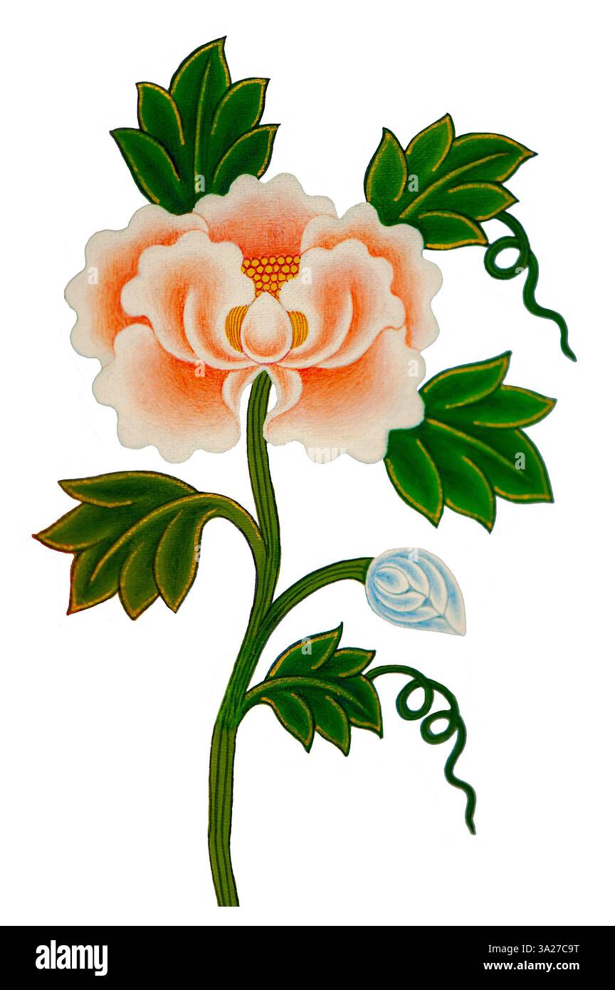 Floral stem Cut Out Stock Images & Pictures - Alamy