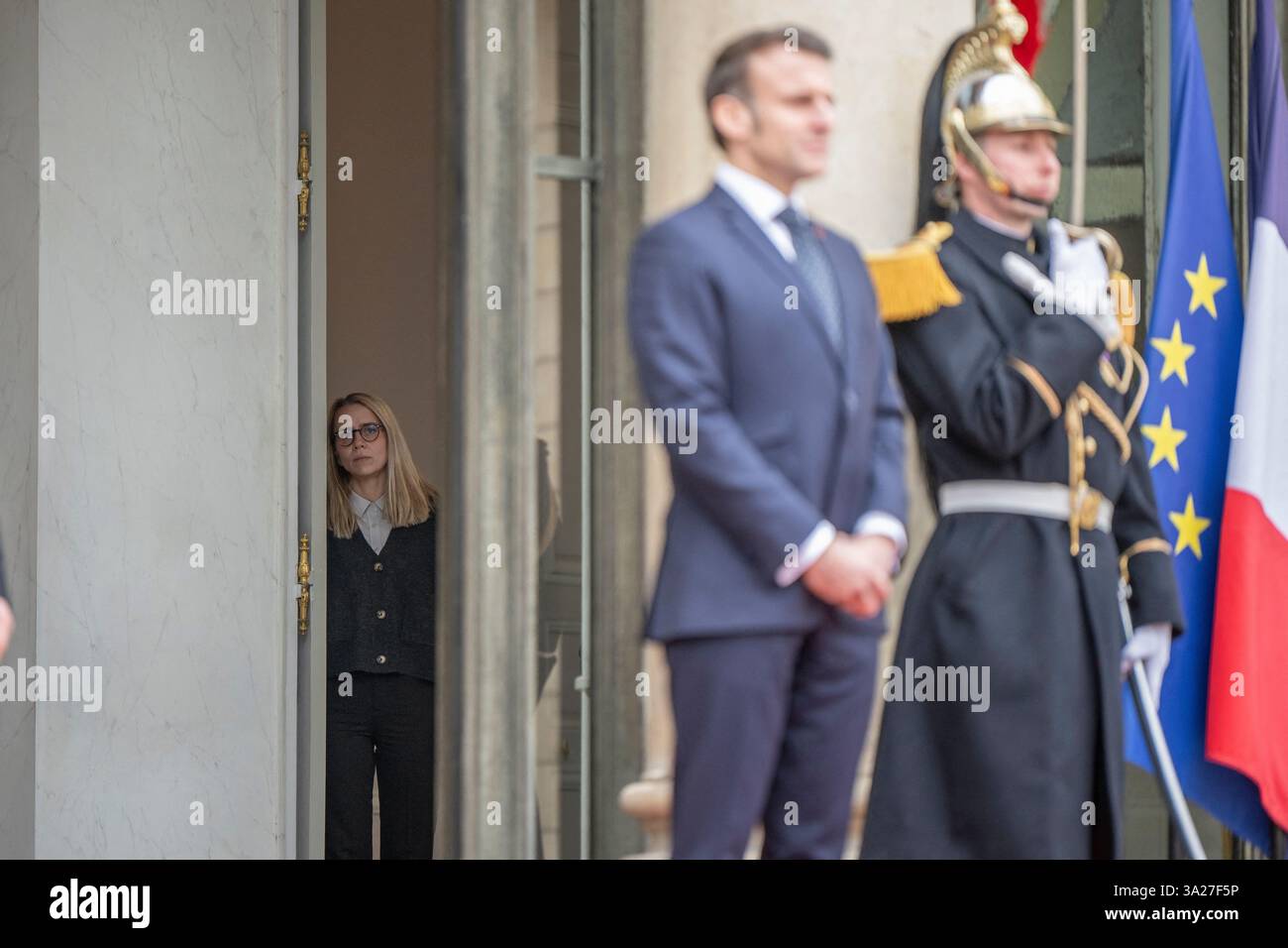 Paris, France. 12th Mar, 2025. France's Presiden's advisor Anastasia ...