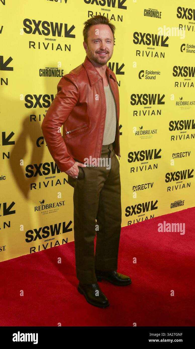 Aaron Paul arrives for the the world premiere of "Ash" at the Paramount ...
