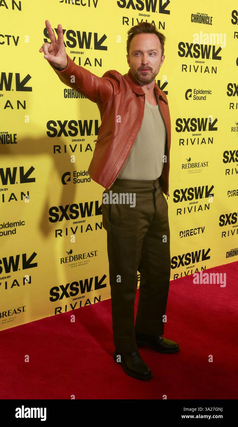 Aaron Paul arrives for the the world premiere of "Ash" at the Paramount ...