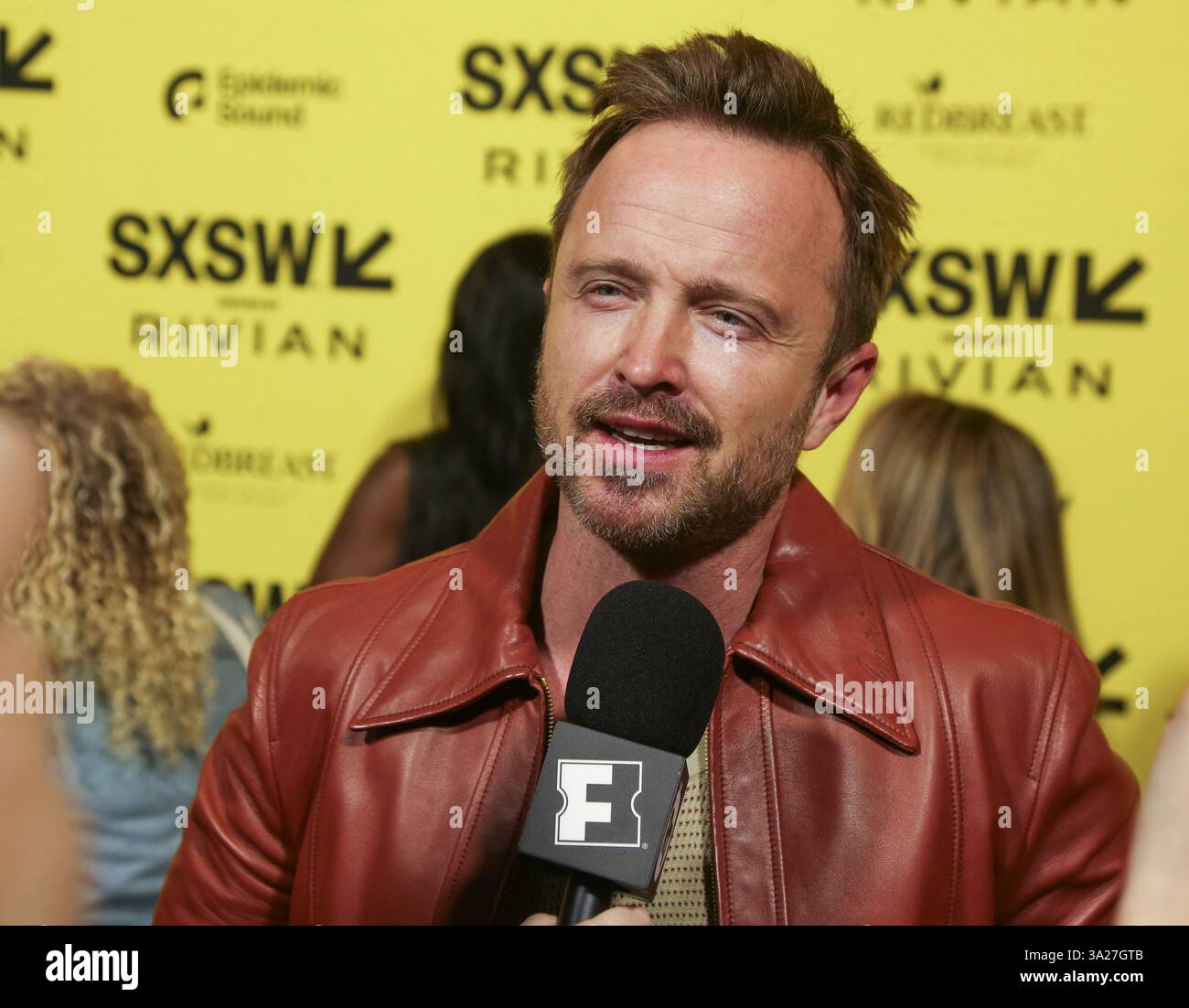 Aaron Paul arrives for the the world premiere of "Ash" at the Paramount ...