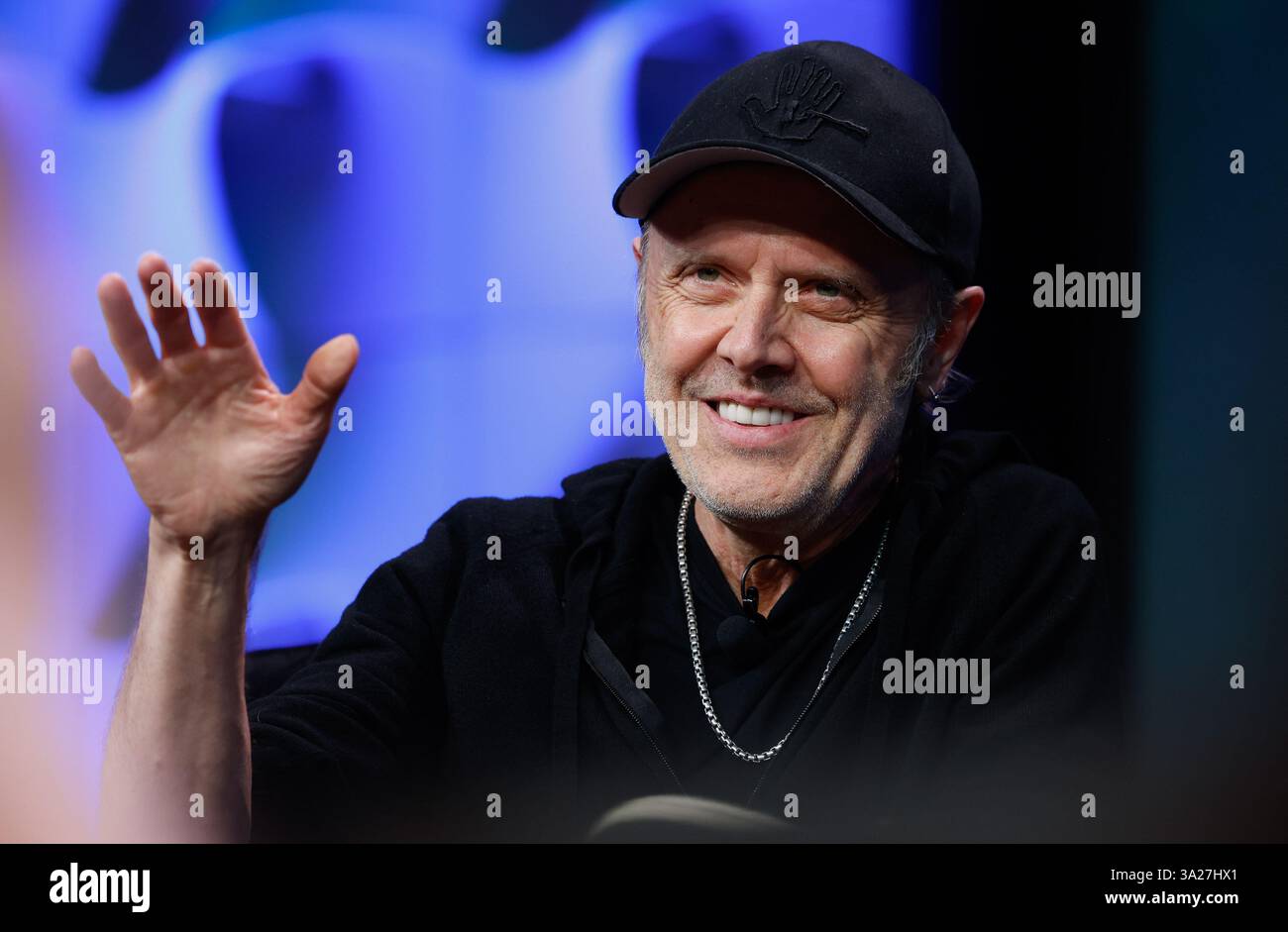 Lars Ulrich speaks at a session called Breaking the Fourth Wall at SXSW ...