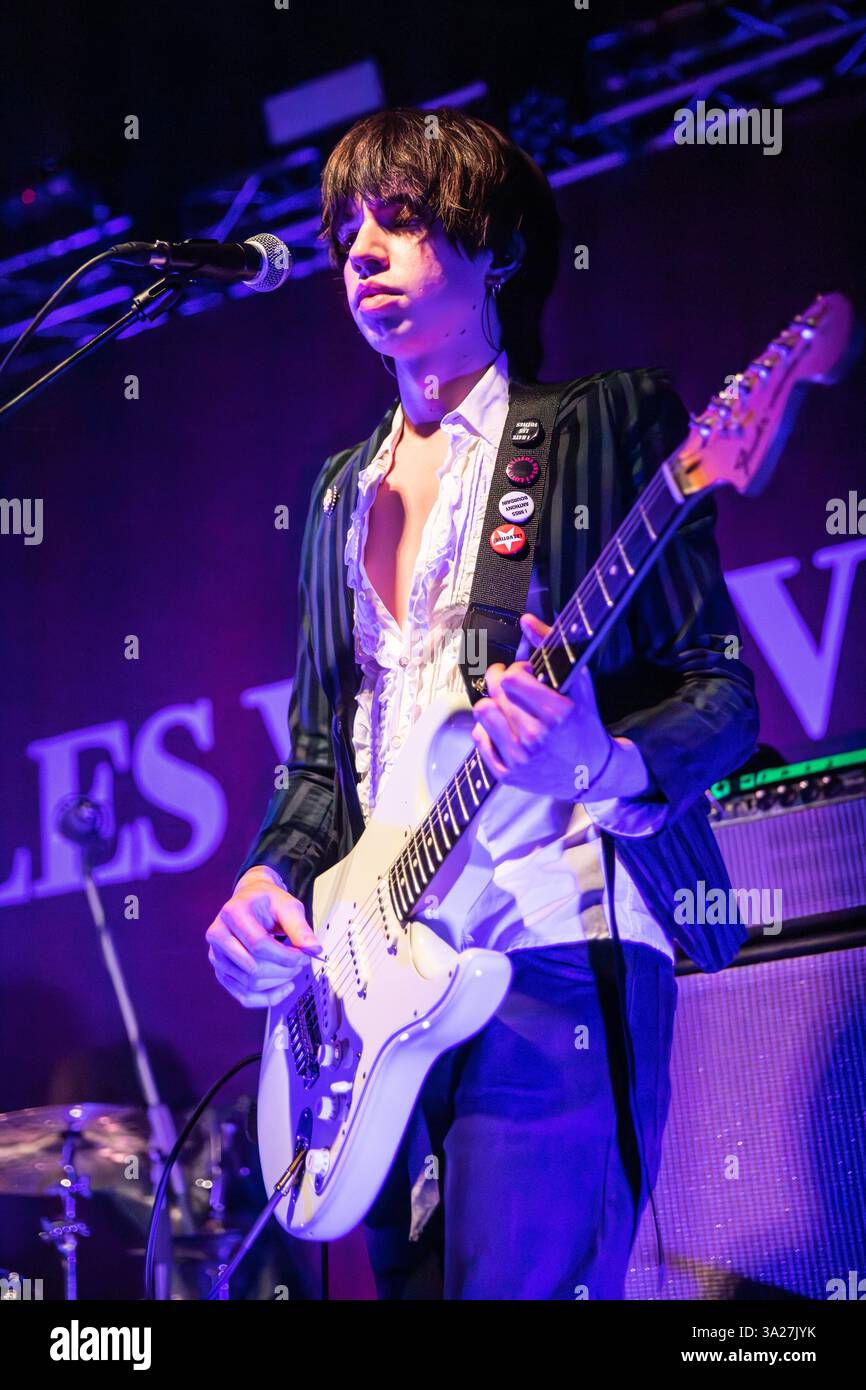 Milan, Italy. 11th Mar, 2025. The Italian rock band LES VOTIVES ...