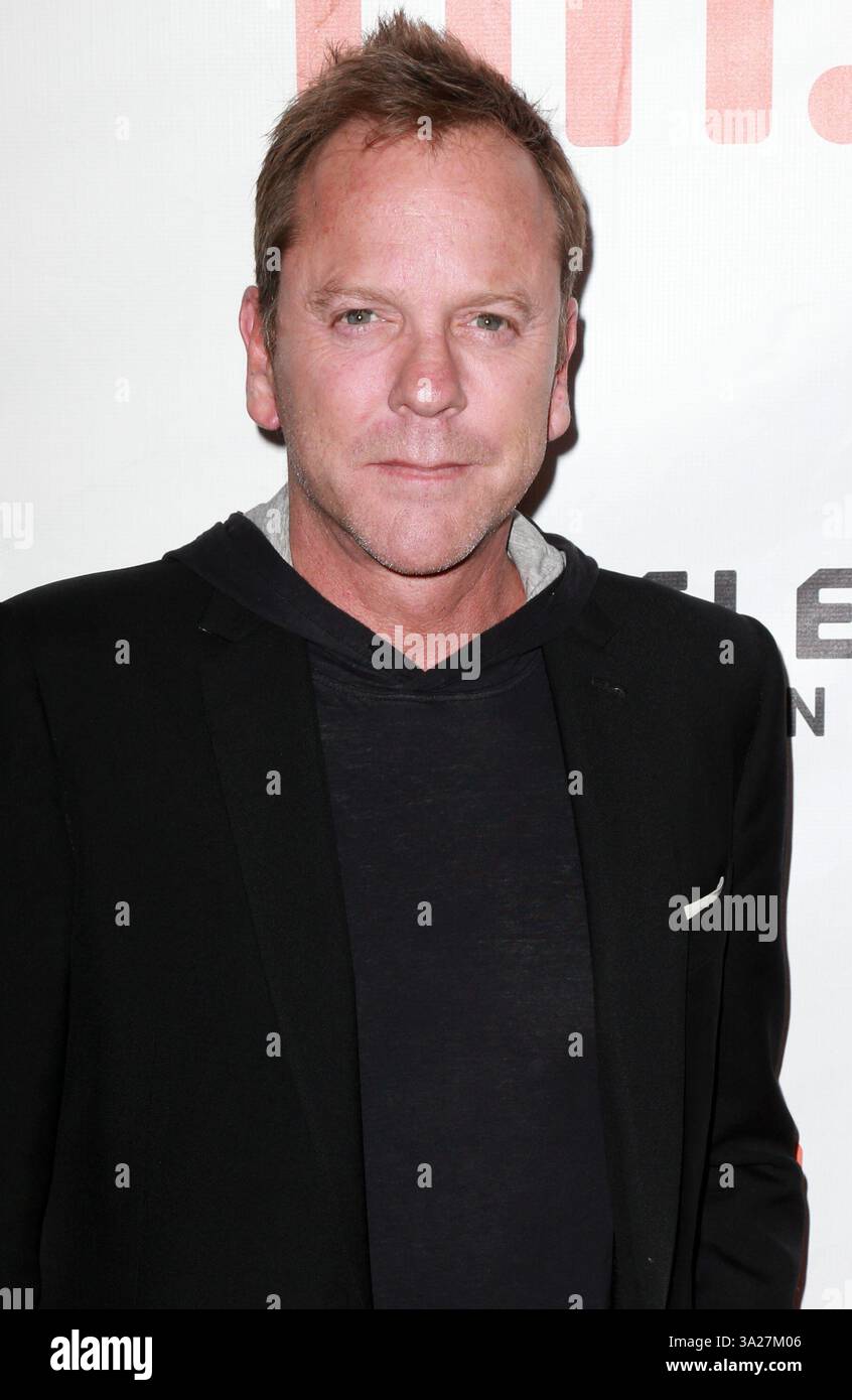 Kiefer Sutherland and Donald Sutherland at the TIFF premiere of ...