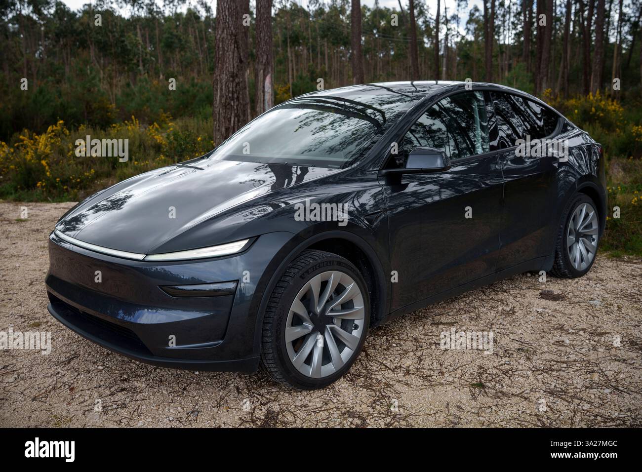 Tesla Model Y Juniper Stock Photo - Alamy