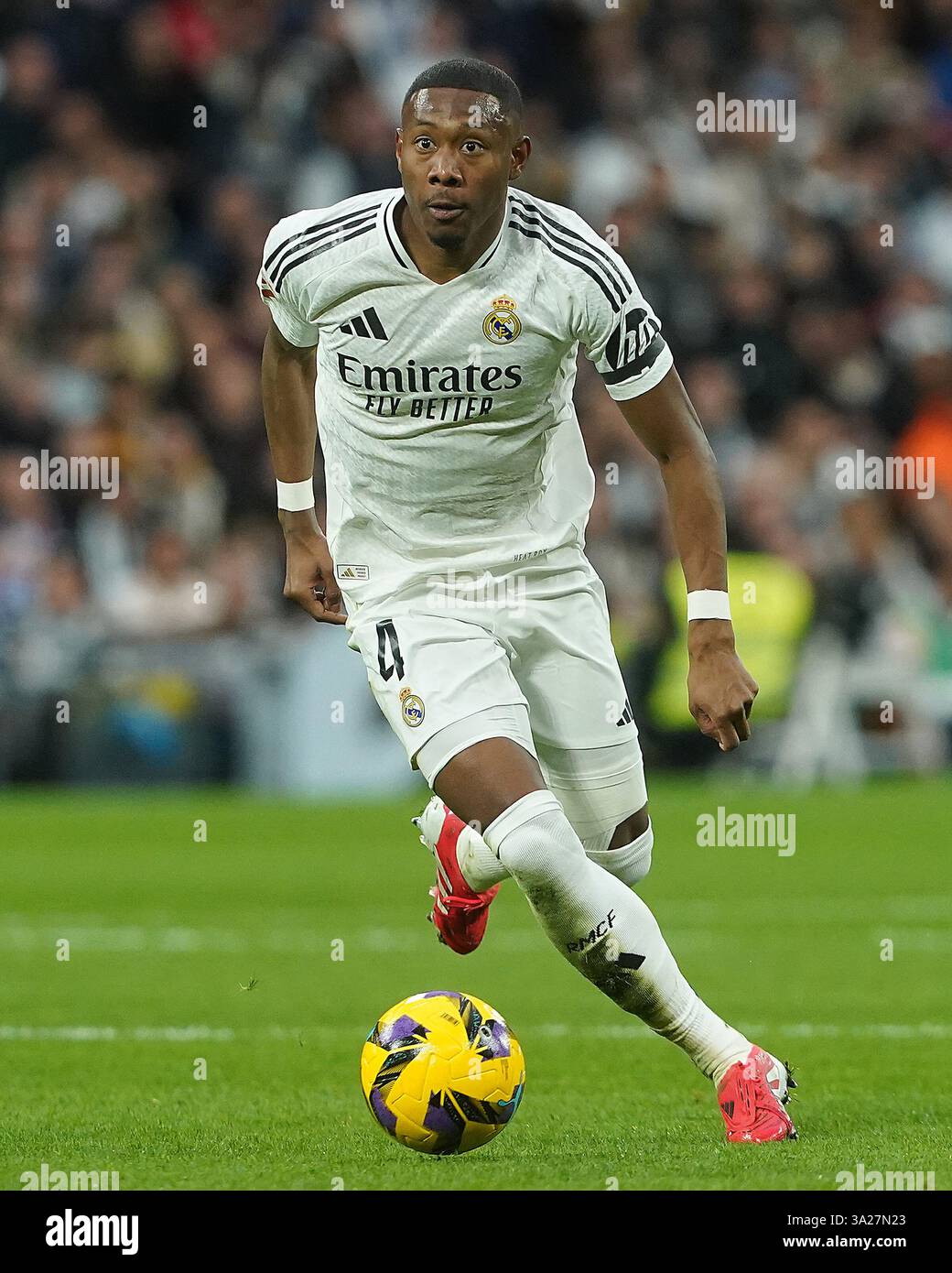 Madrid, Spain. 09th Mar, 2025. Real Madrid CF's David Alaba during La ...