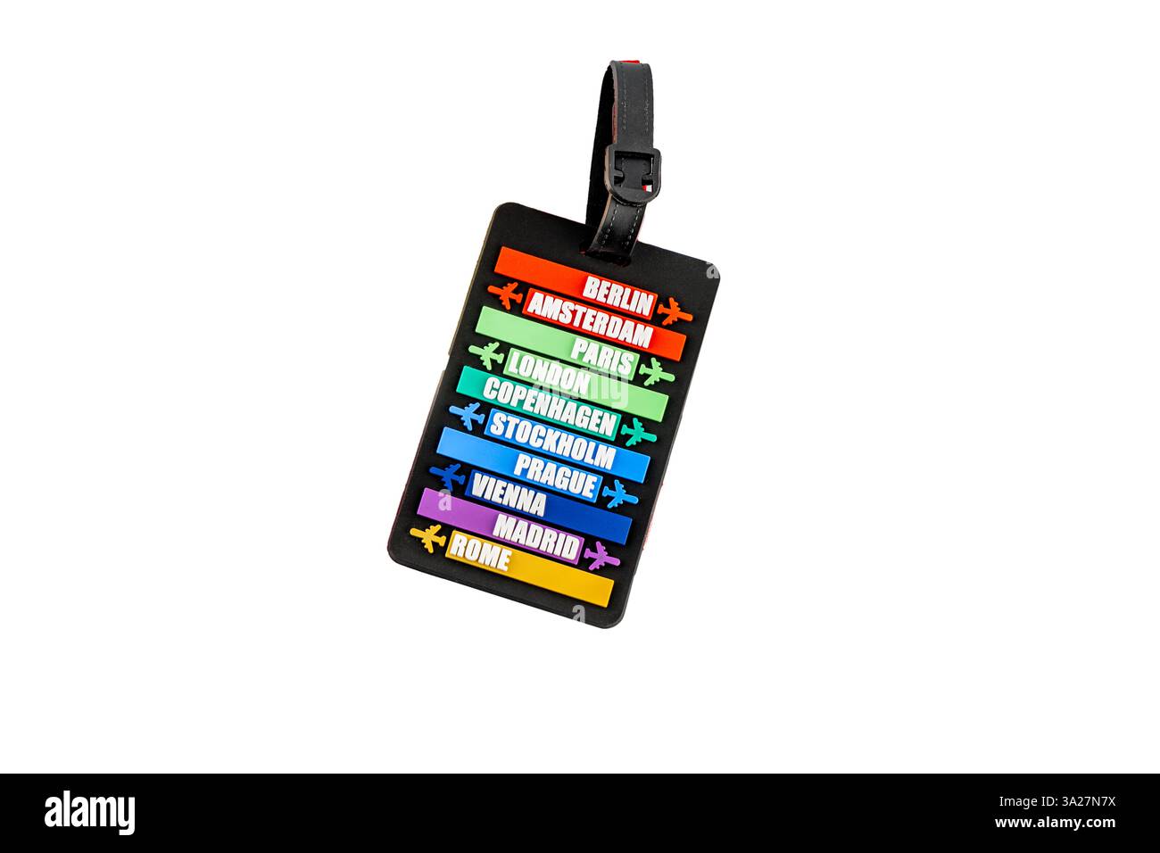 Travel suitcase tag, European city name tag, European capital name tag ...