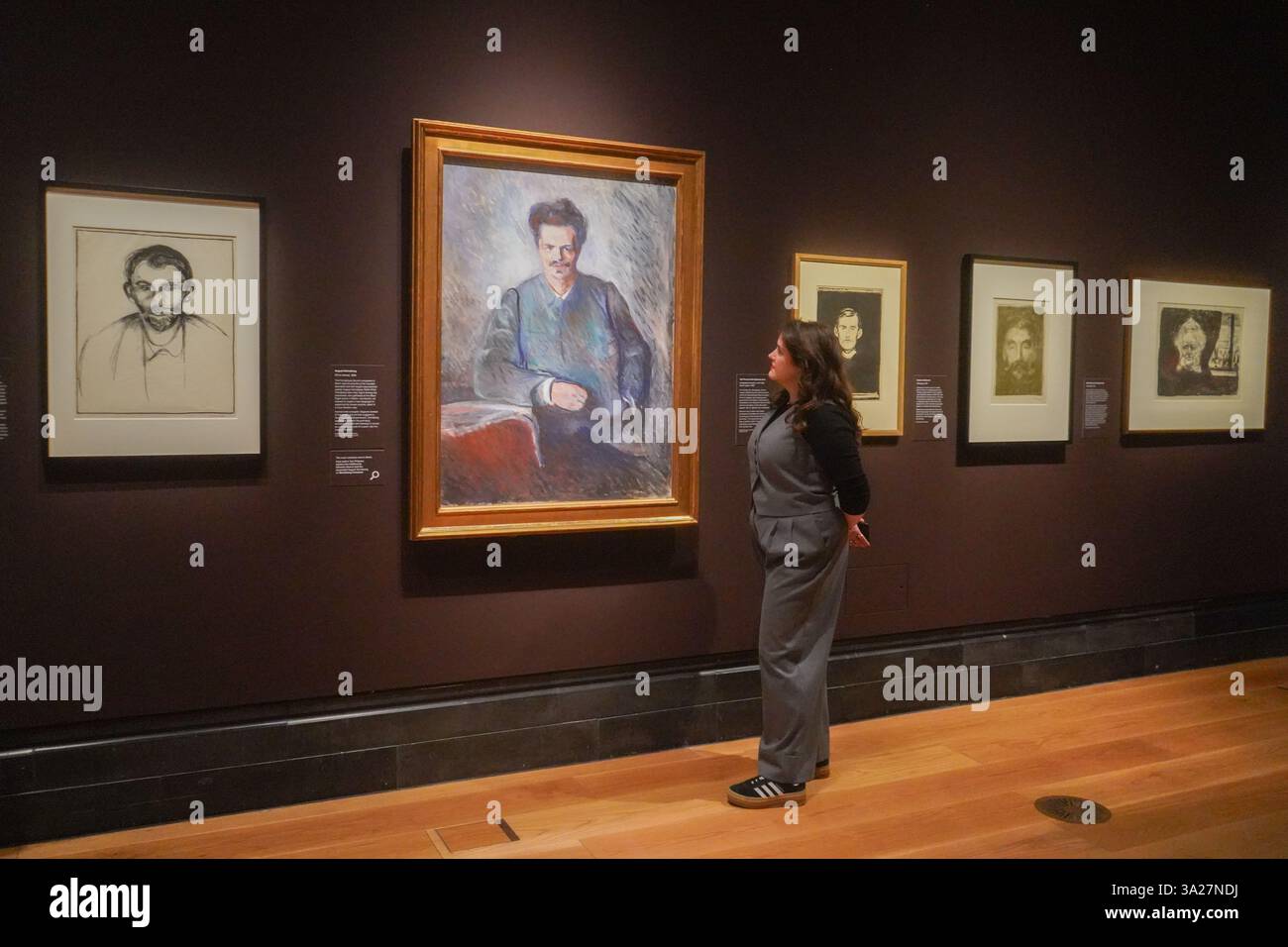 London, UK 12 March 2025. Image: August Strindberg 1892 Oil on canvas ...