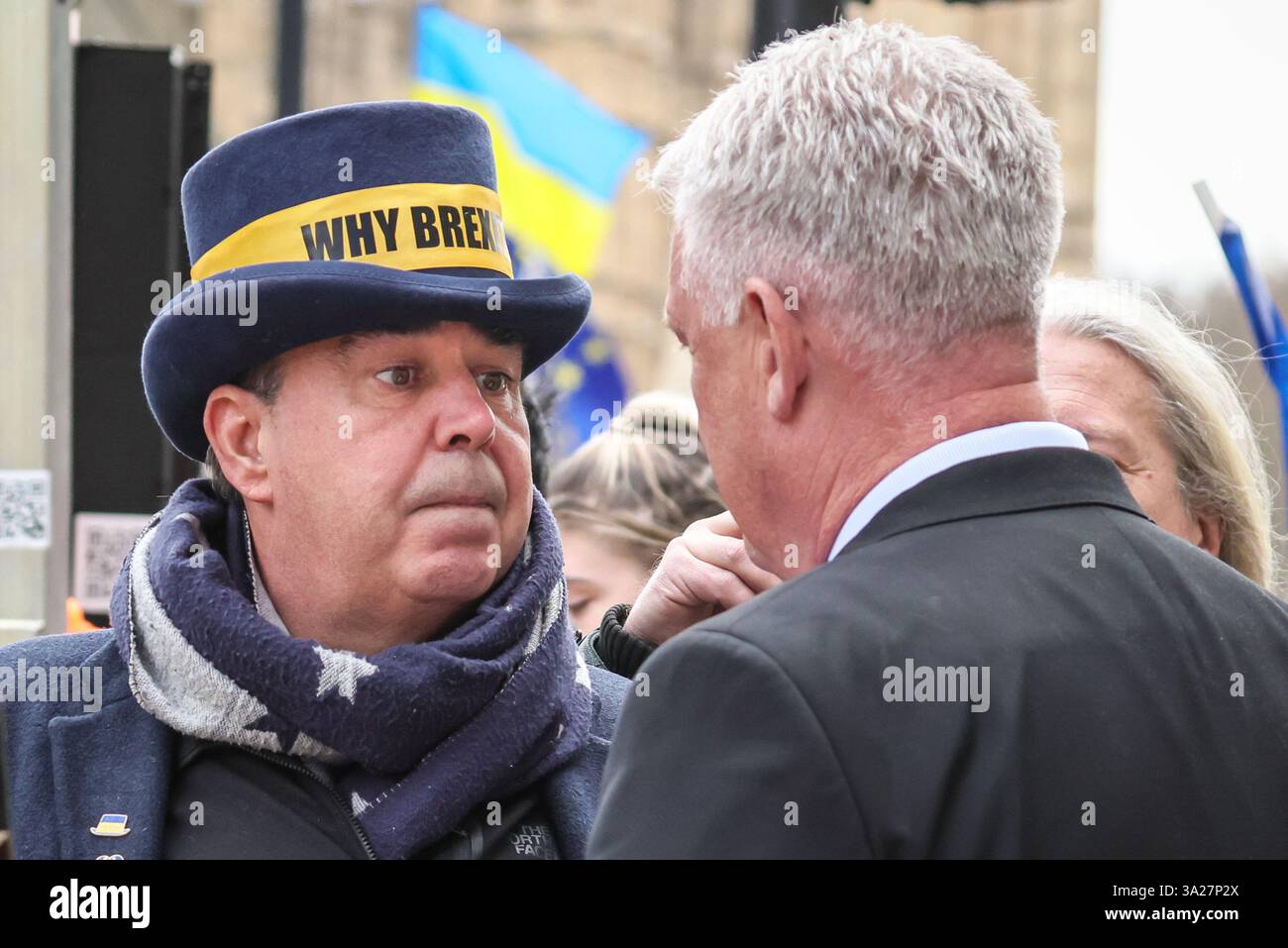 London, UK. 12th Mar, 2025. Lee Anderson, MP, Reform UK Party and Steve ...