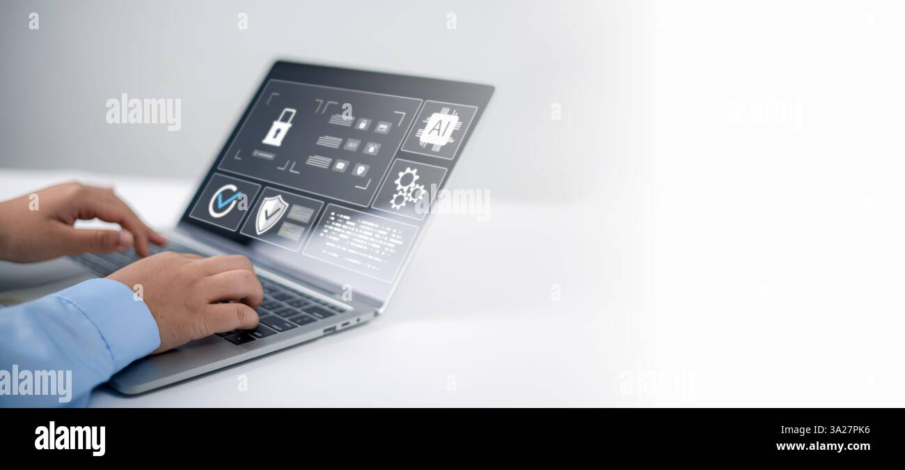 Cyber Security And Data Protection On Internet User Privacy Encryption Secure Access Password