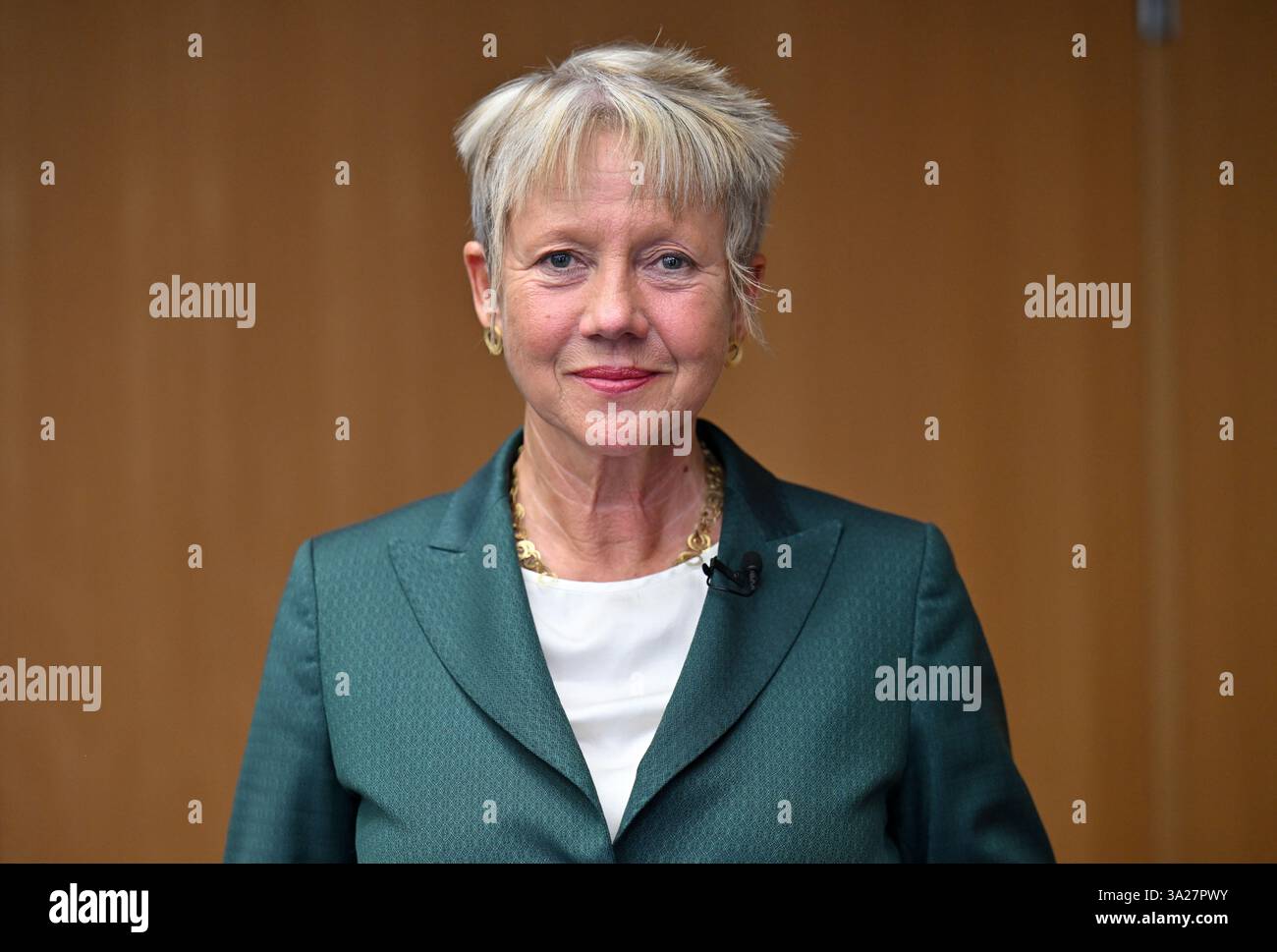 FILED - 12 March 2025, Thuringia, Erfurt: Inken Gallner, President of ...