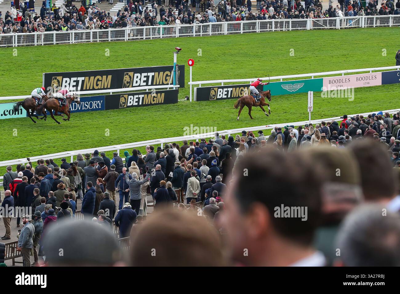 Sean O'Keeffe on Lecky Watson wins the Brown Advisory Novices' Chase ...
