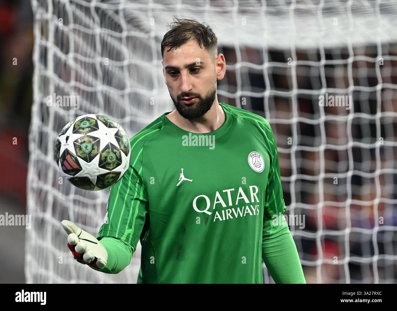 Liverpool, UK. 11th Mar, 2025. Gianluigi Donnarumma of Paris St Germain ...