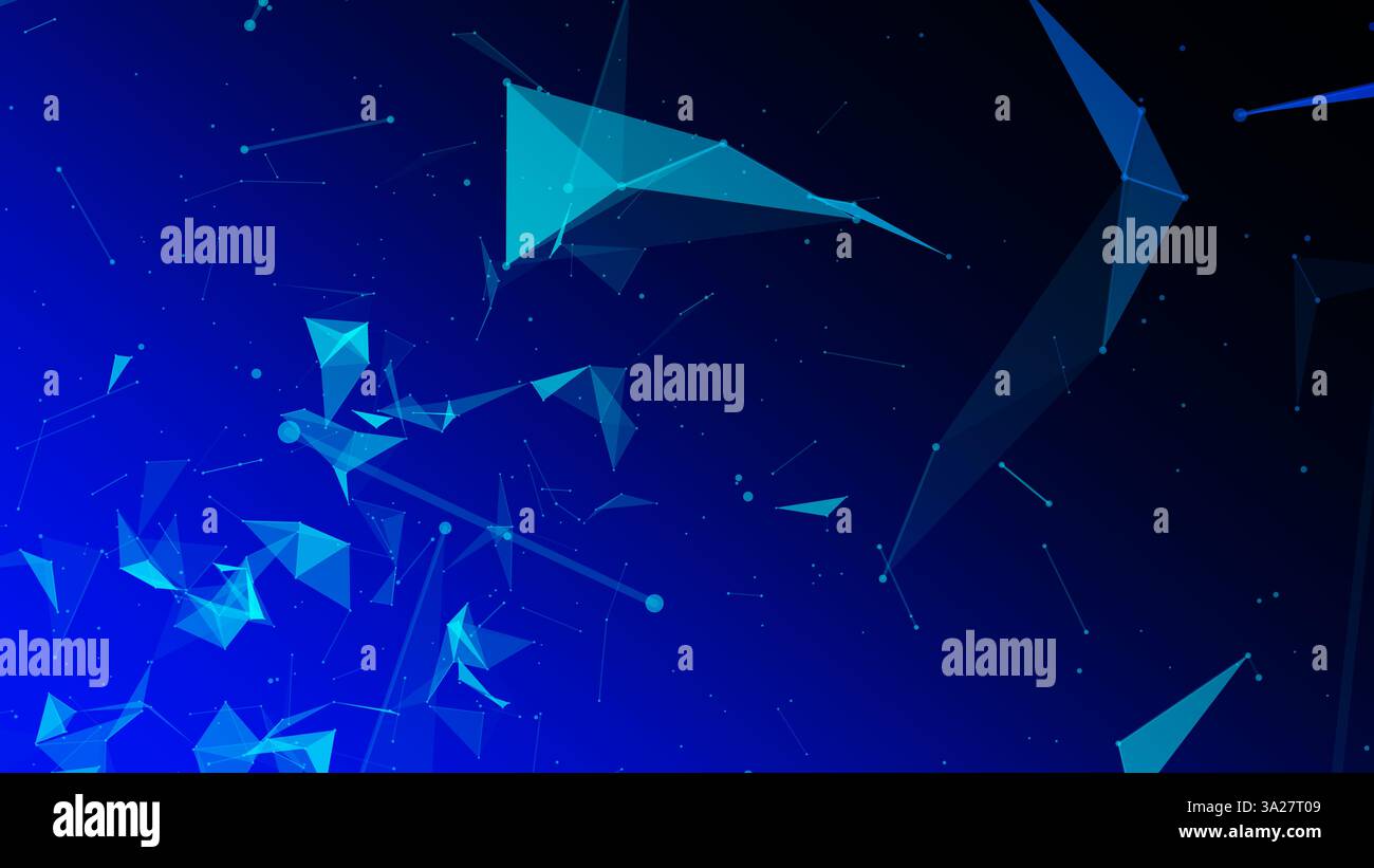 Digital plexus concept image visual Stock Photo - Alamy