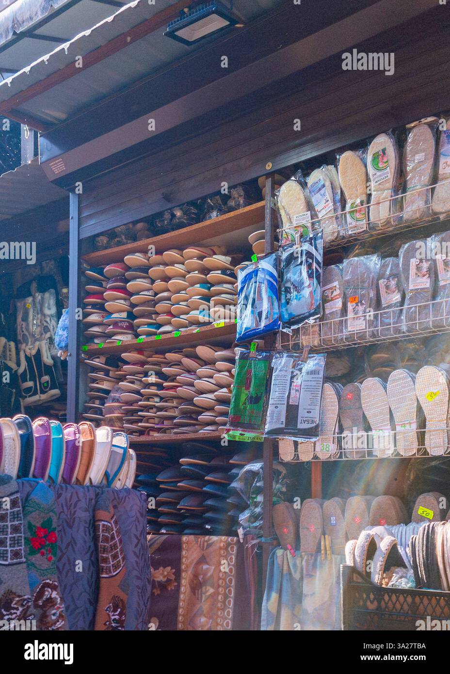 Kyiv, Ukraine - 2d March, 2025. Vendors display handmade crafts and ...