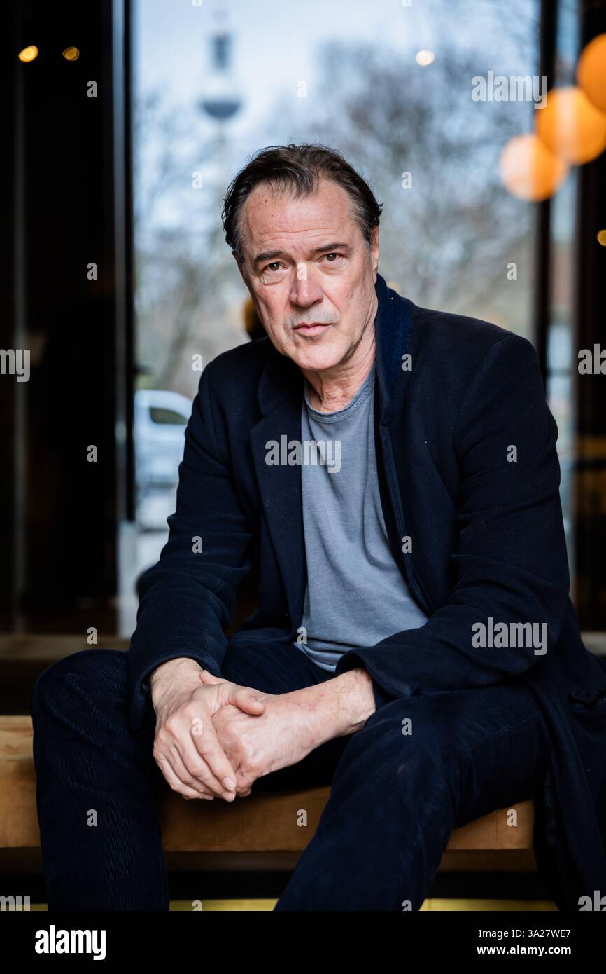 Berlin, Germany. 12th Mar, 2025. Sebastian Koch, actor, photographed ...