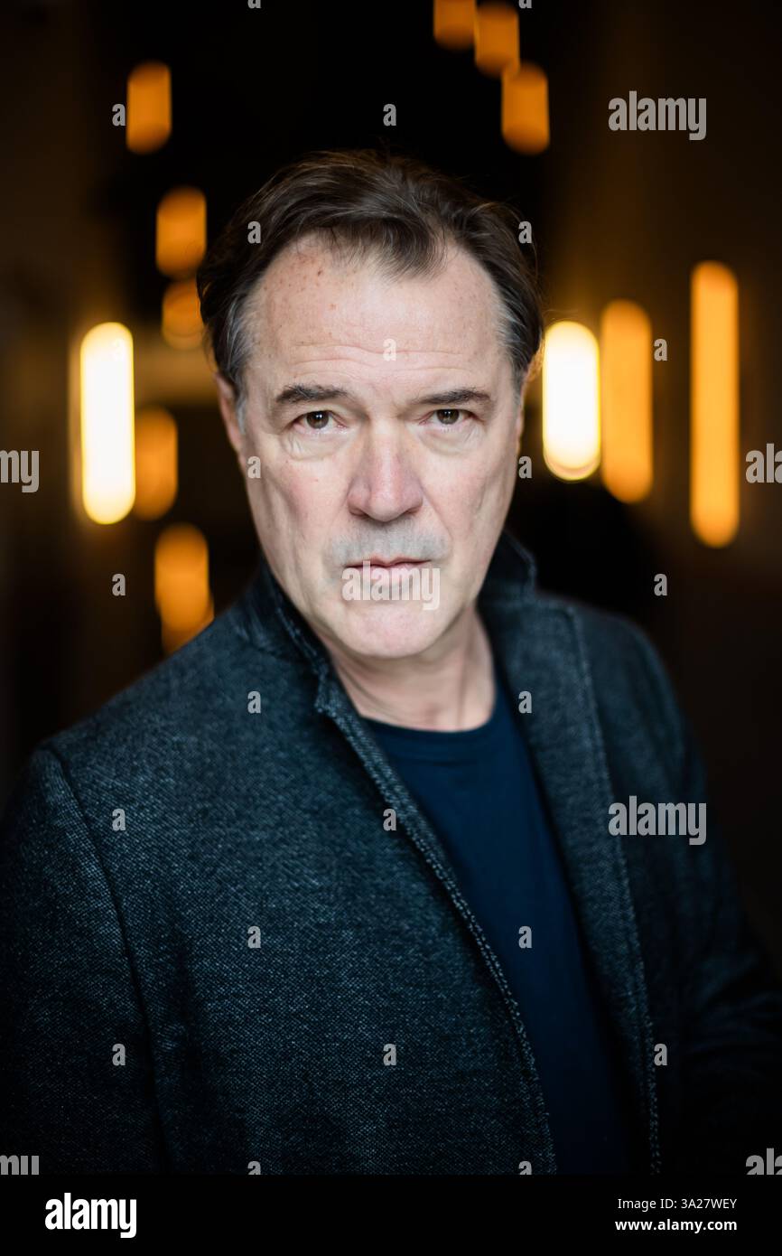 Berlin, Germany. 12th Mar, 2025. Sebastian Koch, actor, photographed ...