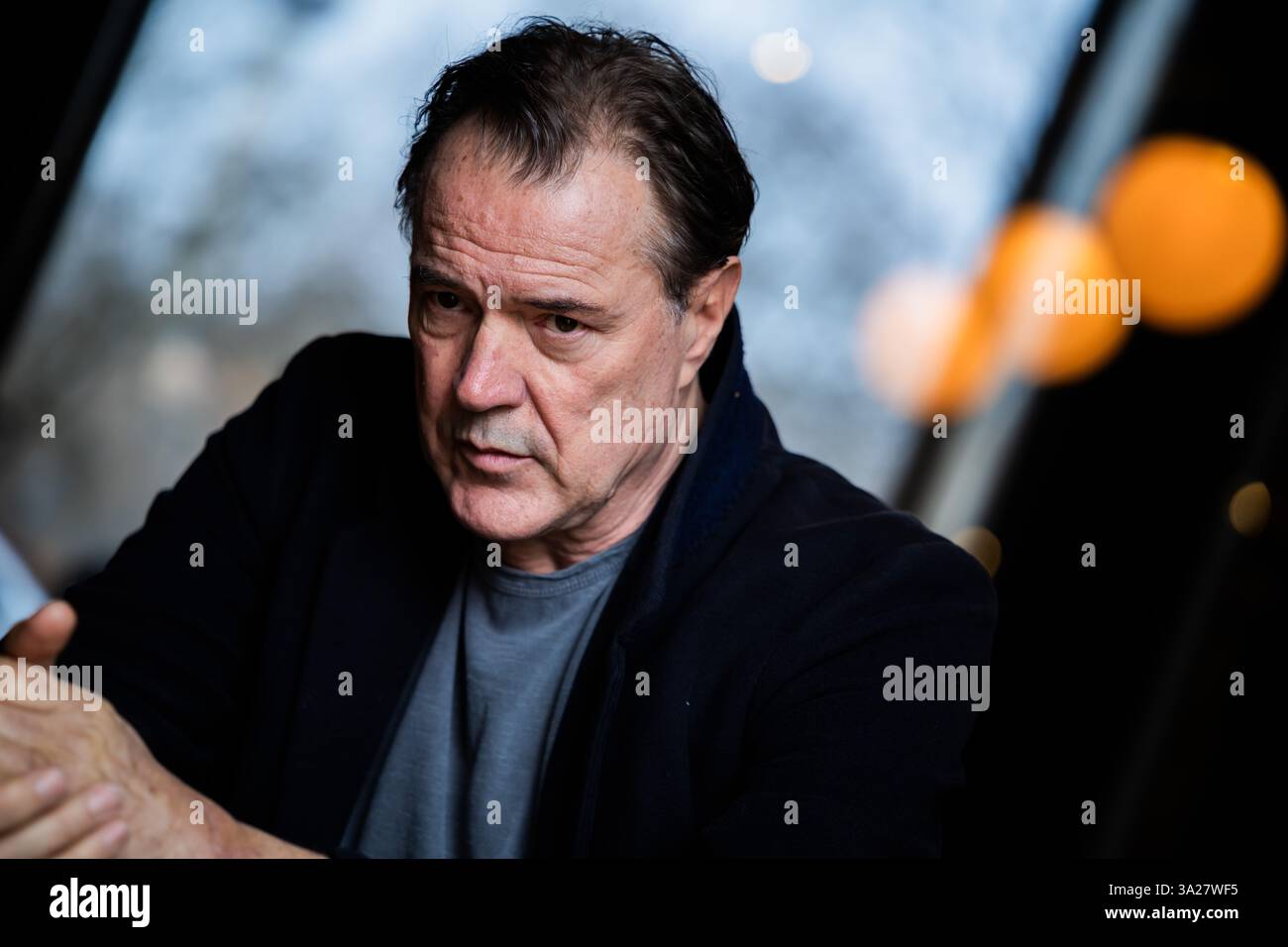 Berlin, Germany. 12th Mar, 2025. Sebastian Koch, actor, photographed ...