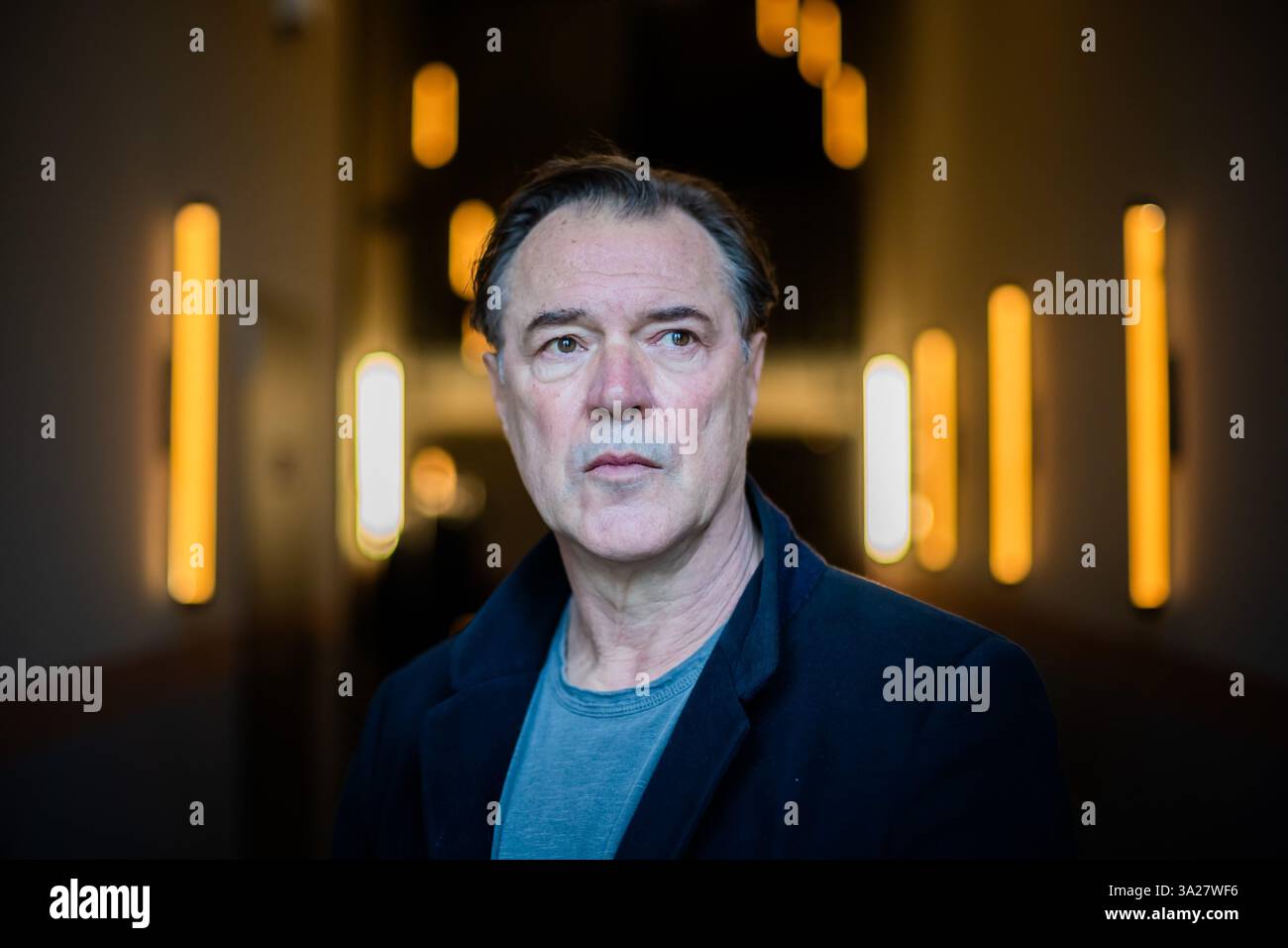 Berlin, Germany. 12th Mar, 2025. Sebastian Koch, actor, photographed ...