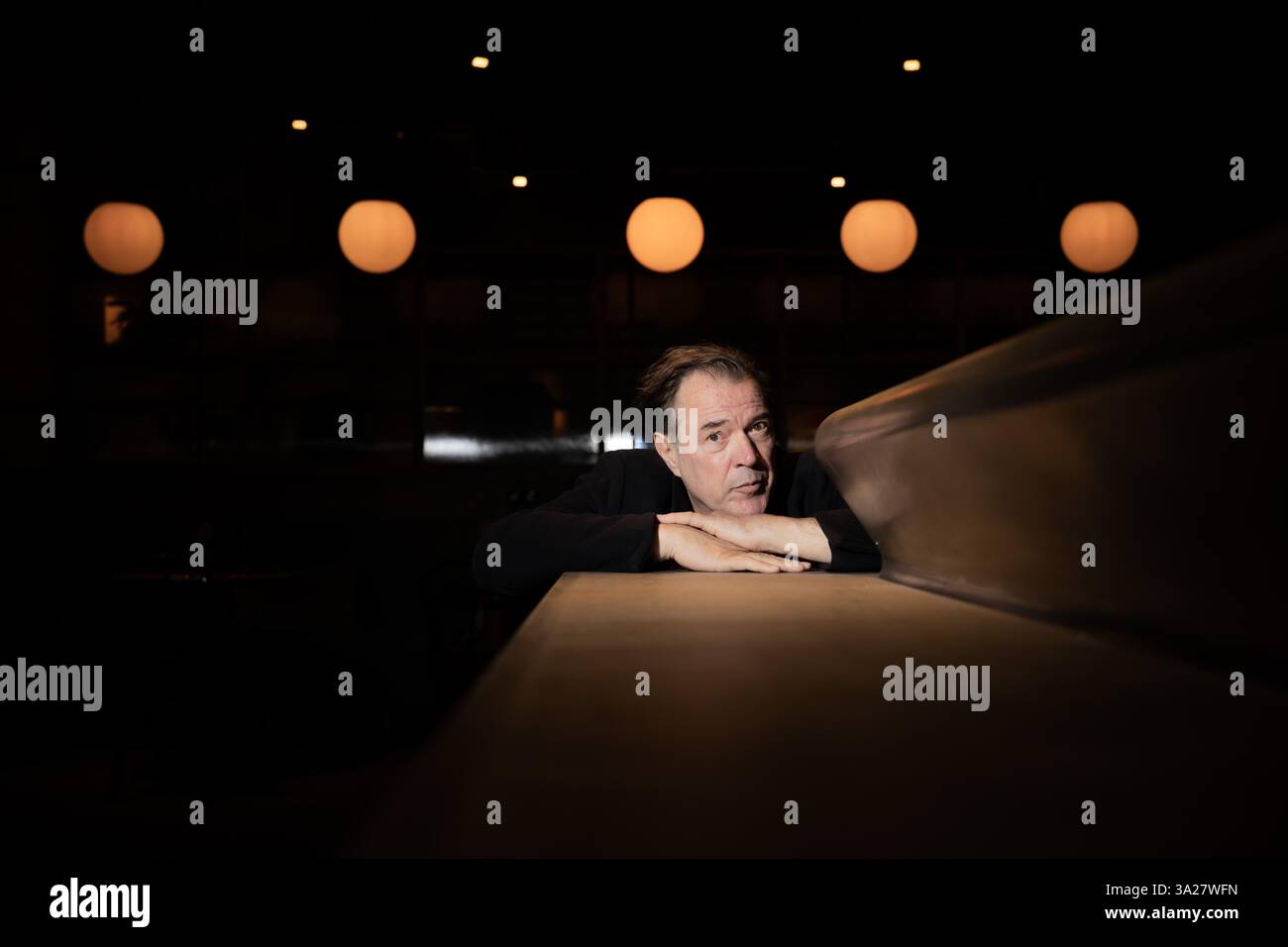 Berlin, Germany. 12th Mar, 2025. Sebastian Koch, actor, photographed ...