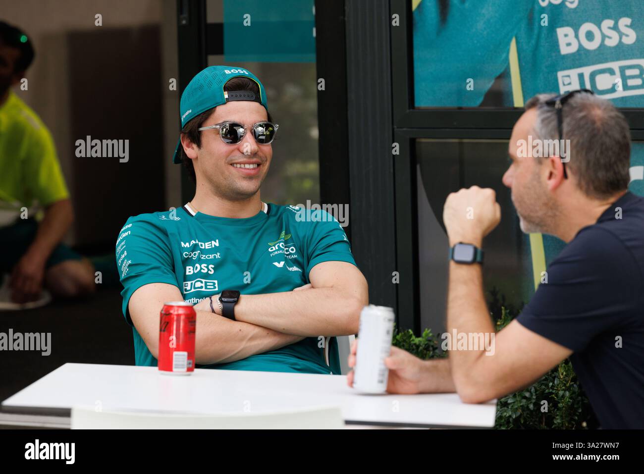 Melbourne, Australia. 12th Mar, 2025. Lance Stroll of Canada and the ...