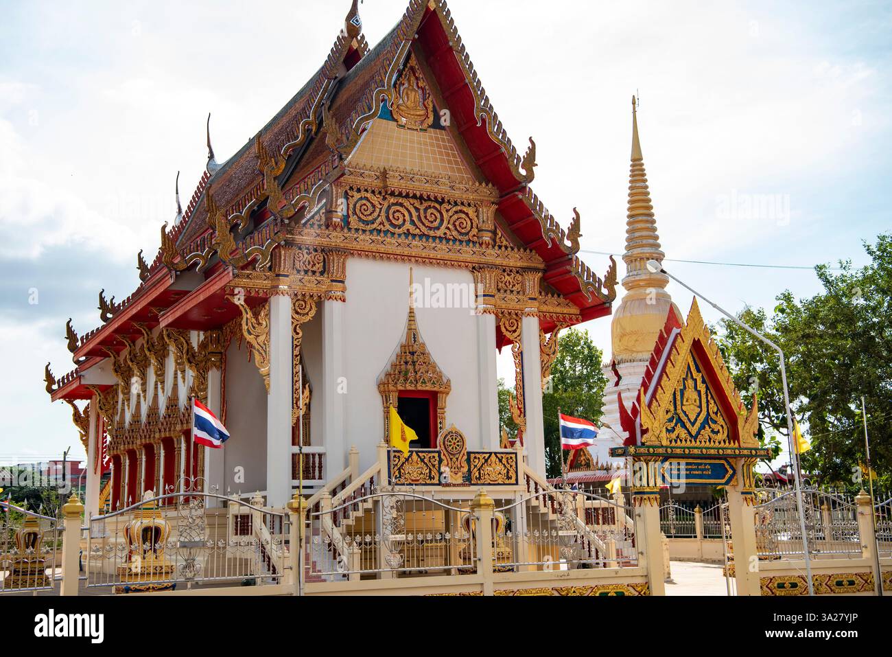 Wat Noen Pha in Rayong City in the Province of Rayong in Thailand ...