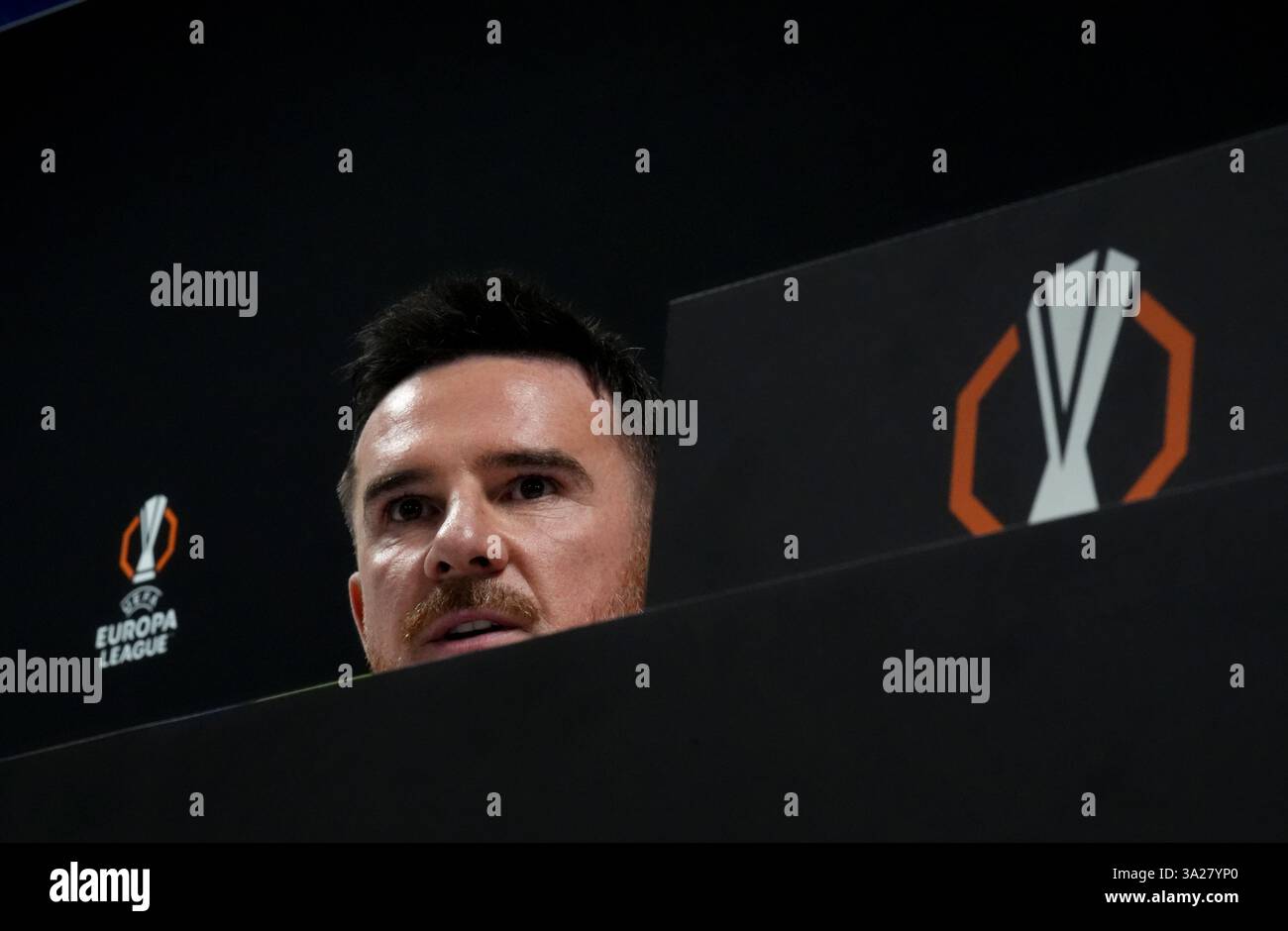Rangers interim manager Barry Ferguson during a press conference at ...